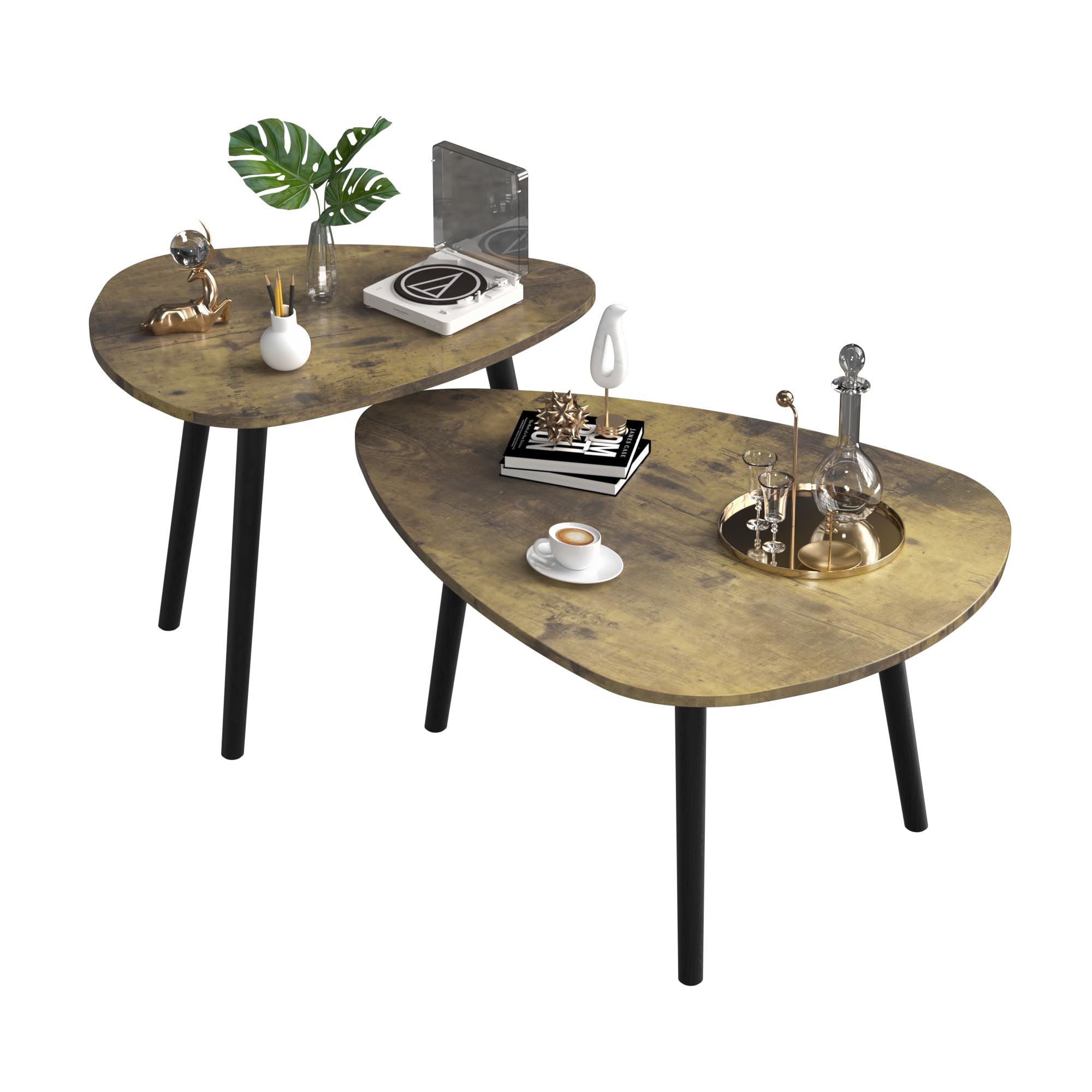 George Oliver Coffee Table Nesting Table End Table For Living Room ...