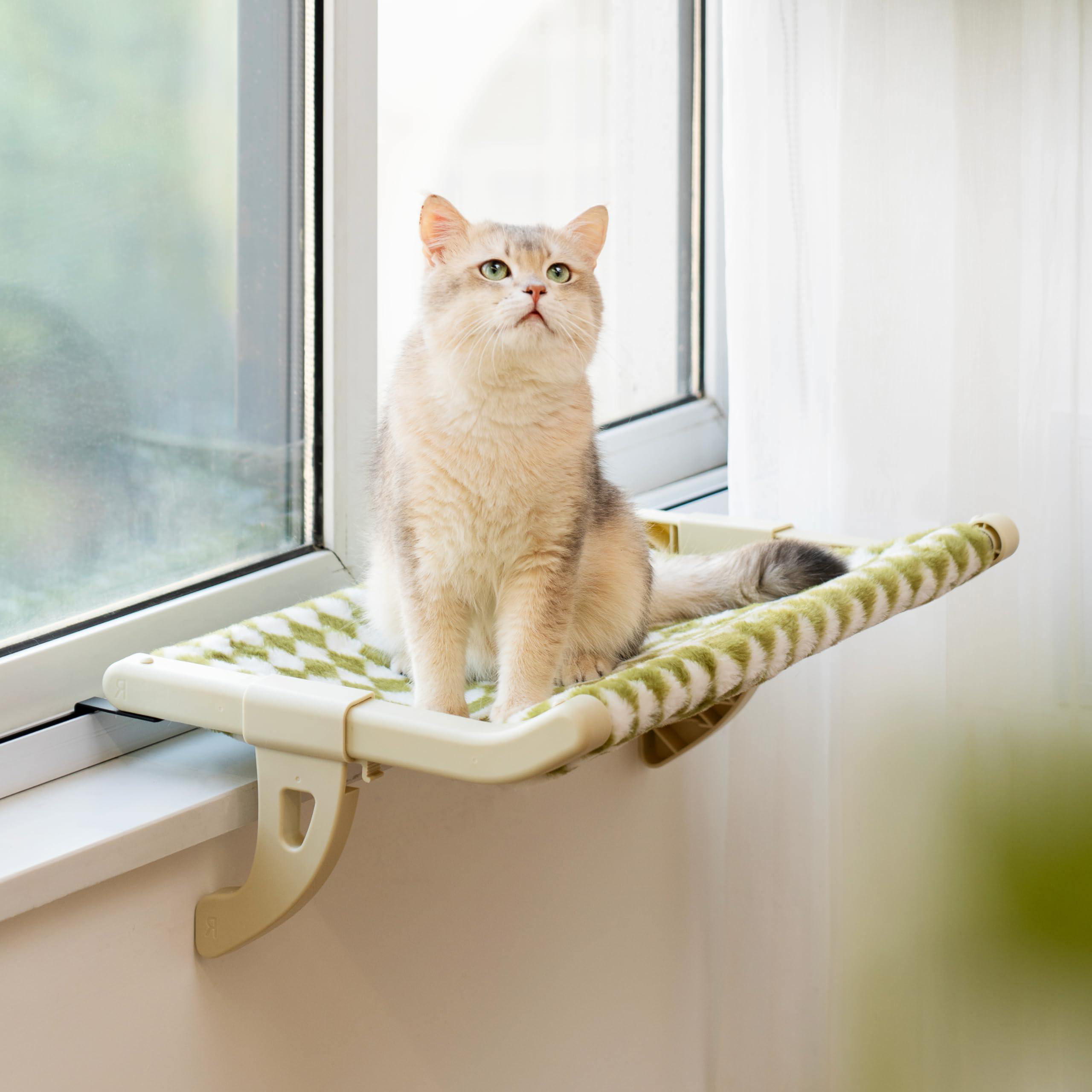 Tucker Murphy Pet™ Adjustable Cat Window Sill Perch with Removable ...