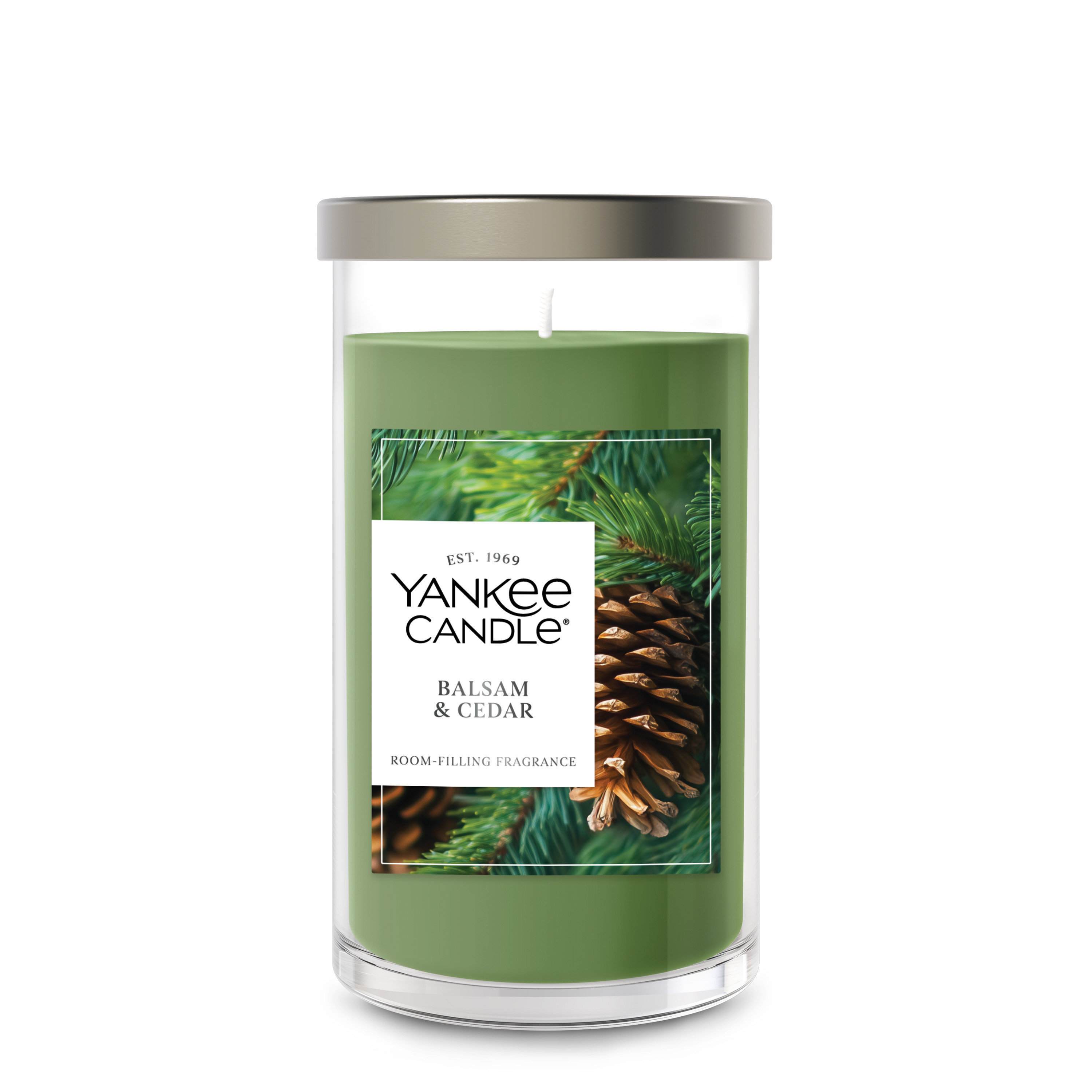 Foundry Select Balsam & Cedar Medium Pillar Scented Candle & Reviews ...