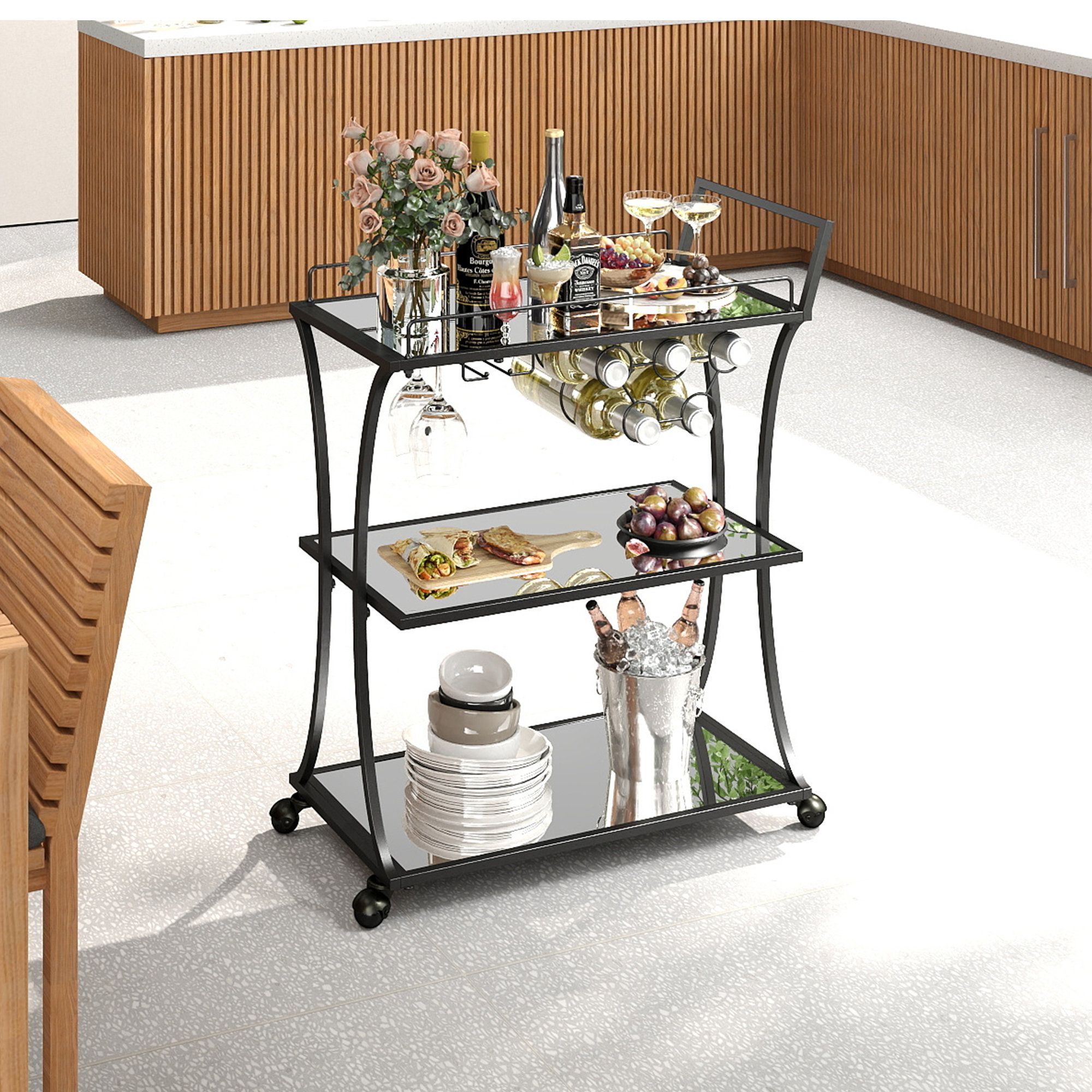 Hawoo Bar Carts & Reviews | Wayfair