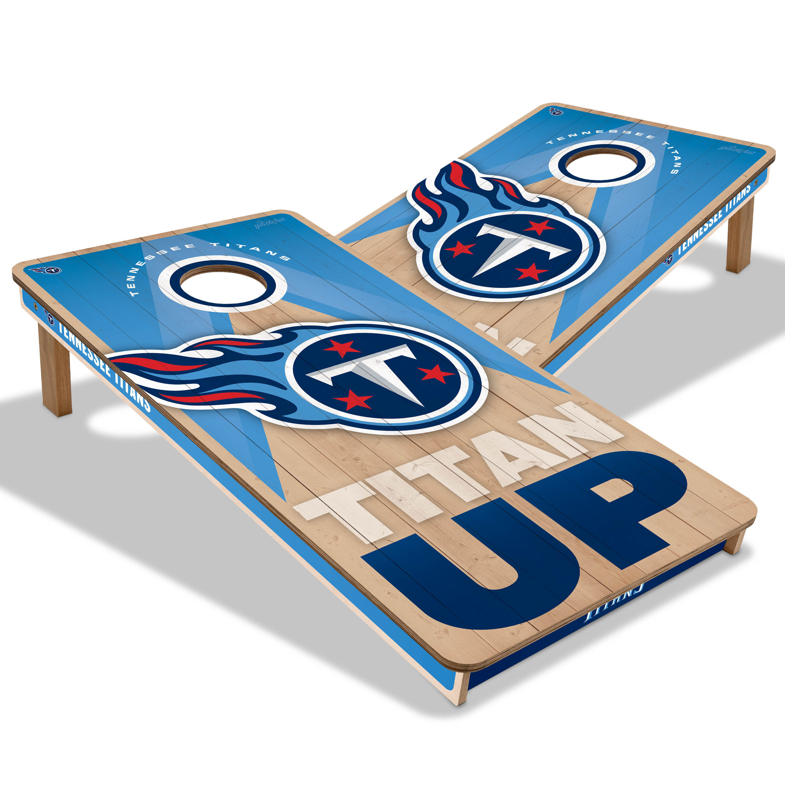 YouTheFan NFL Tennessee Titans 2X4 Slogan Series Cornhole NO BAGS | Wayfair