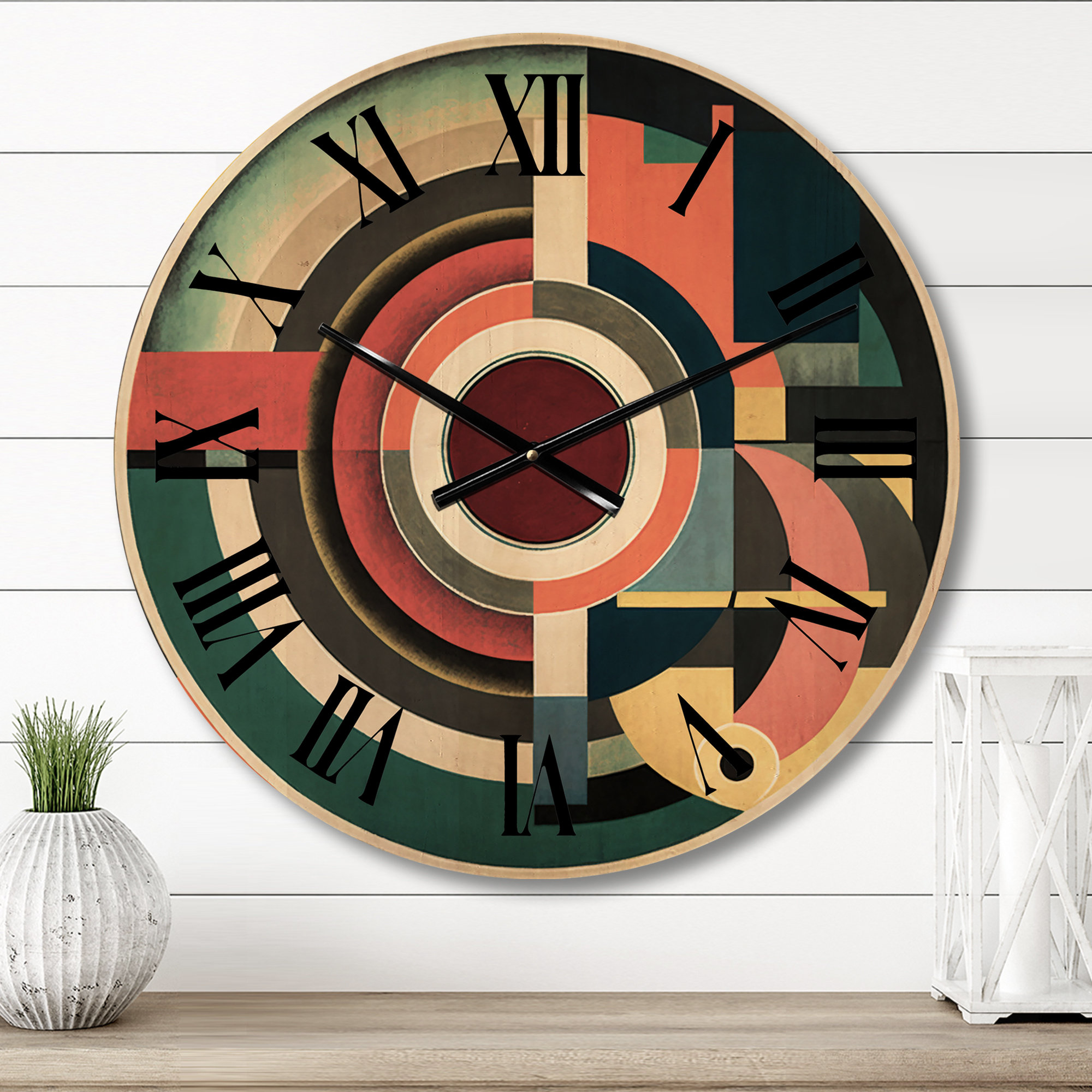 East Urban Home Midcentury Vintage Circular Visions IV - Modern ...