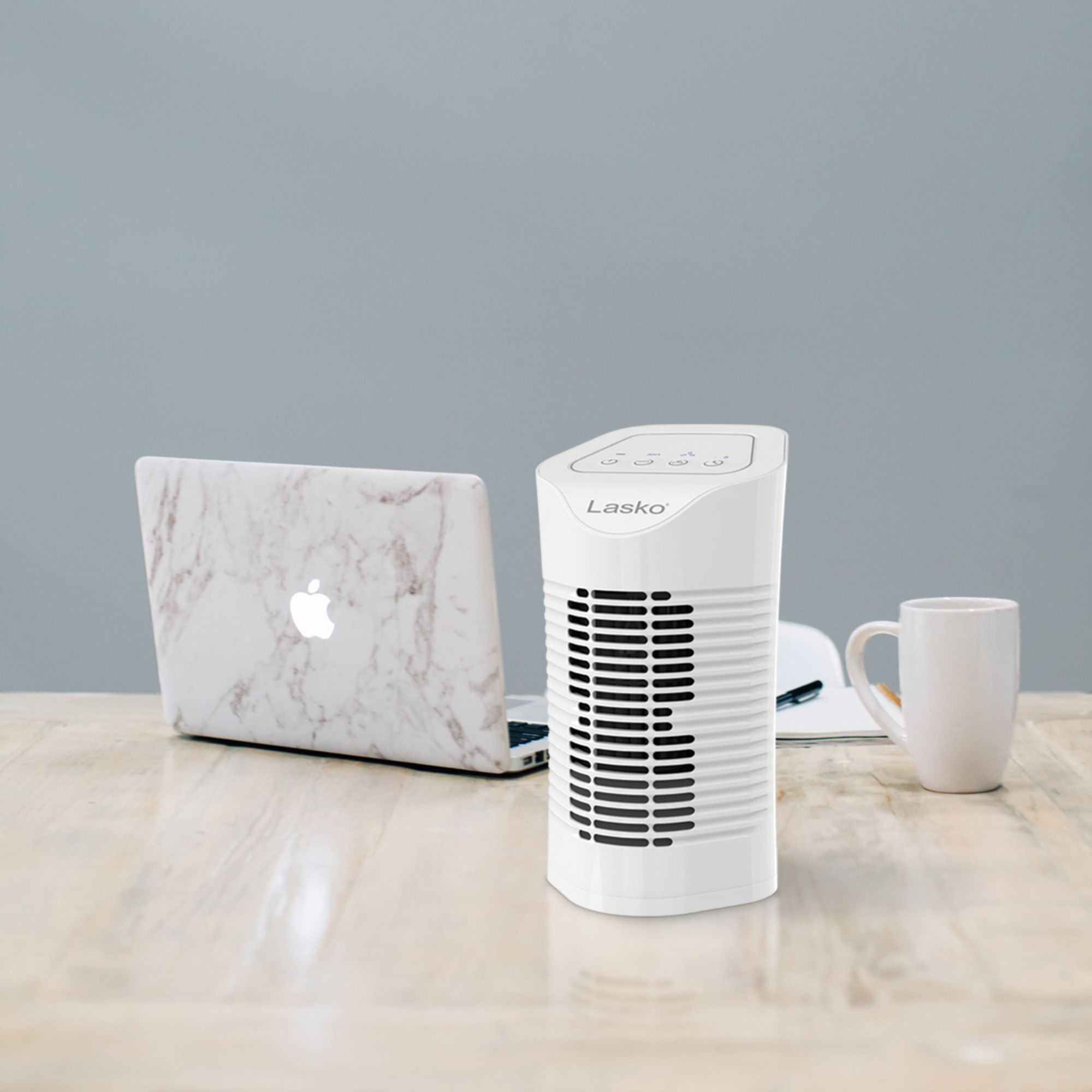Lasko Desktop Air Purifier with 3-Stage Air Cleaning System, Portable ...