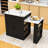Lark Manor Stylish Kitchen Island with Extendable Countertop, Power ...