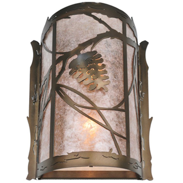 Meyda Lighting Rustic Lodge 2 - Light Flush Mounted Sconce | Perigold