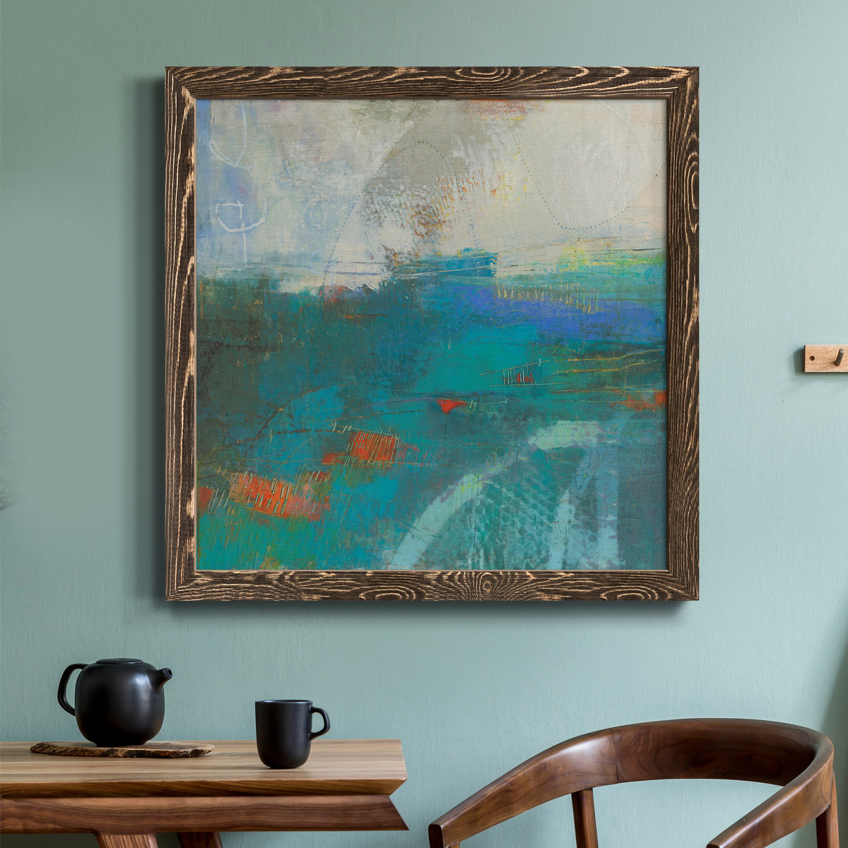 Orren Ellis Keek II-Premium Framed Canvas - Ready To Hang | Wayfair