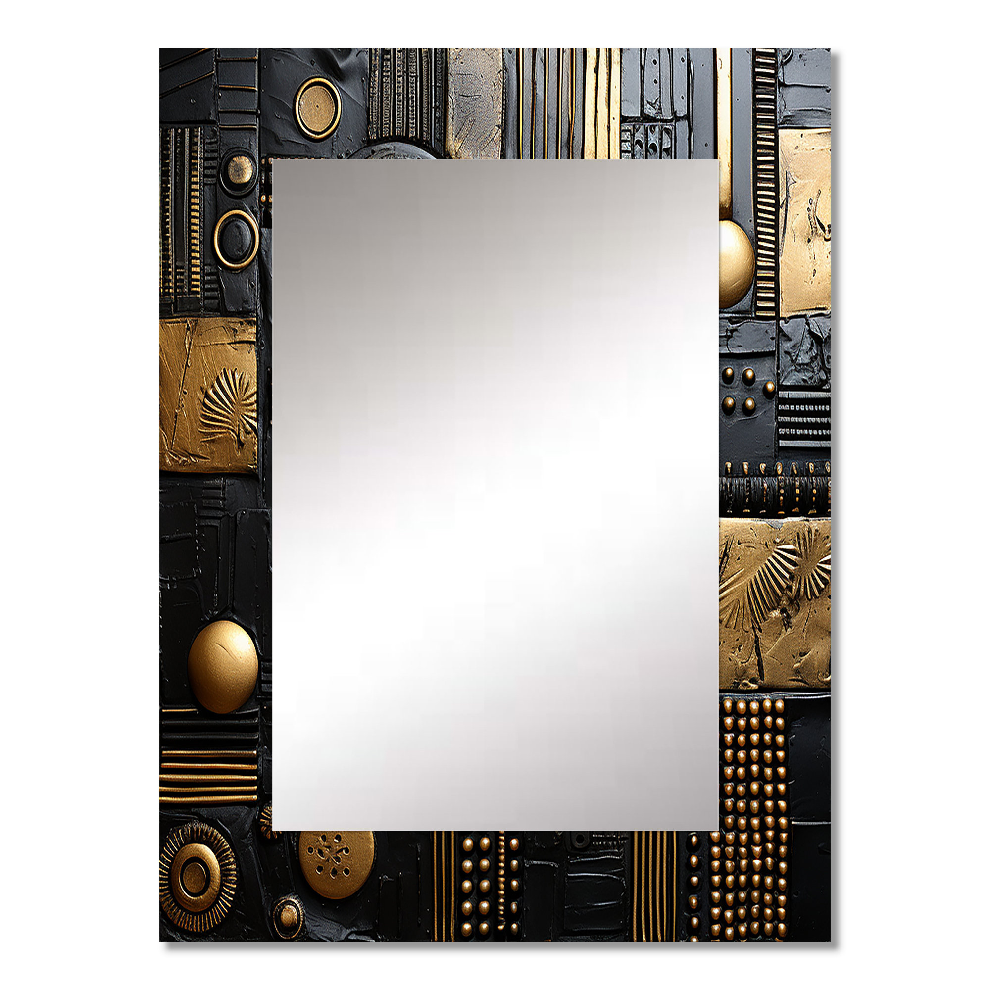 Latitude Run® Esoteric Knowing In Teal And Gold III - Geometric ...