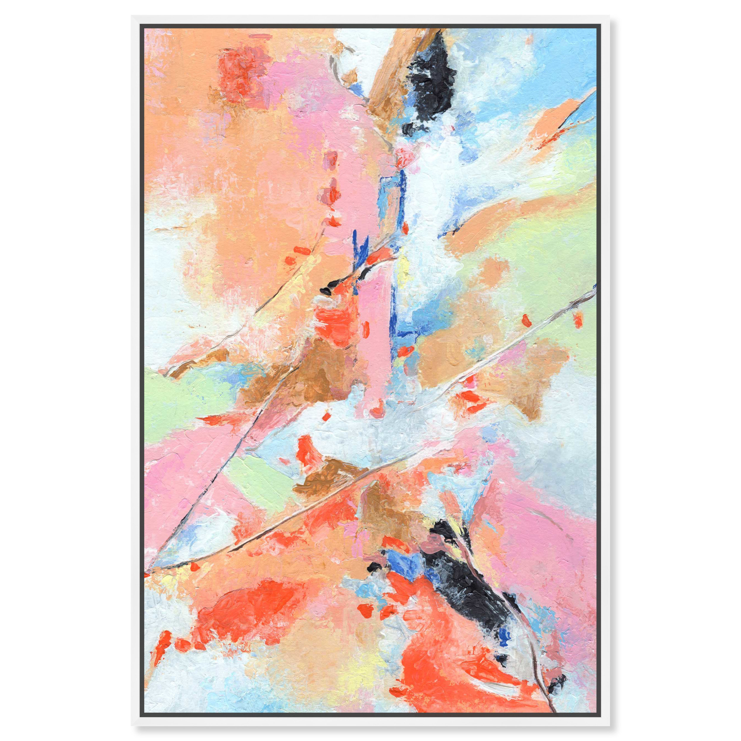 Art Remedy Colourful Fog Boho Abstract Wall Art by Art Remedy - Wayfair ...