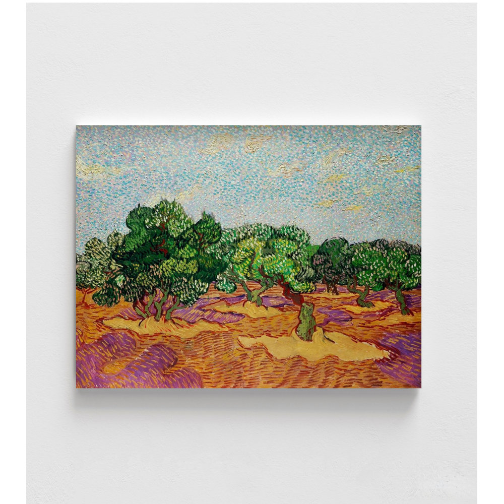 WeFrameArt Olive Trees By Vincent Van Gogh, Van Gogh Tree Oil Painting ...