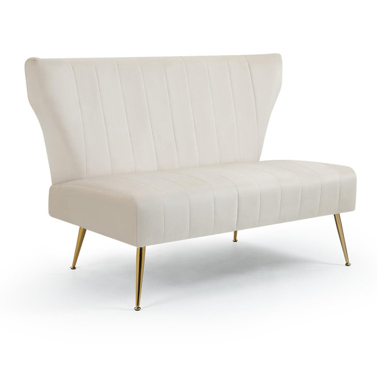 Mercer41 Vardell Fabric 48'' Reception Loveseat & Reviews | Wayfair