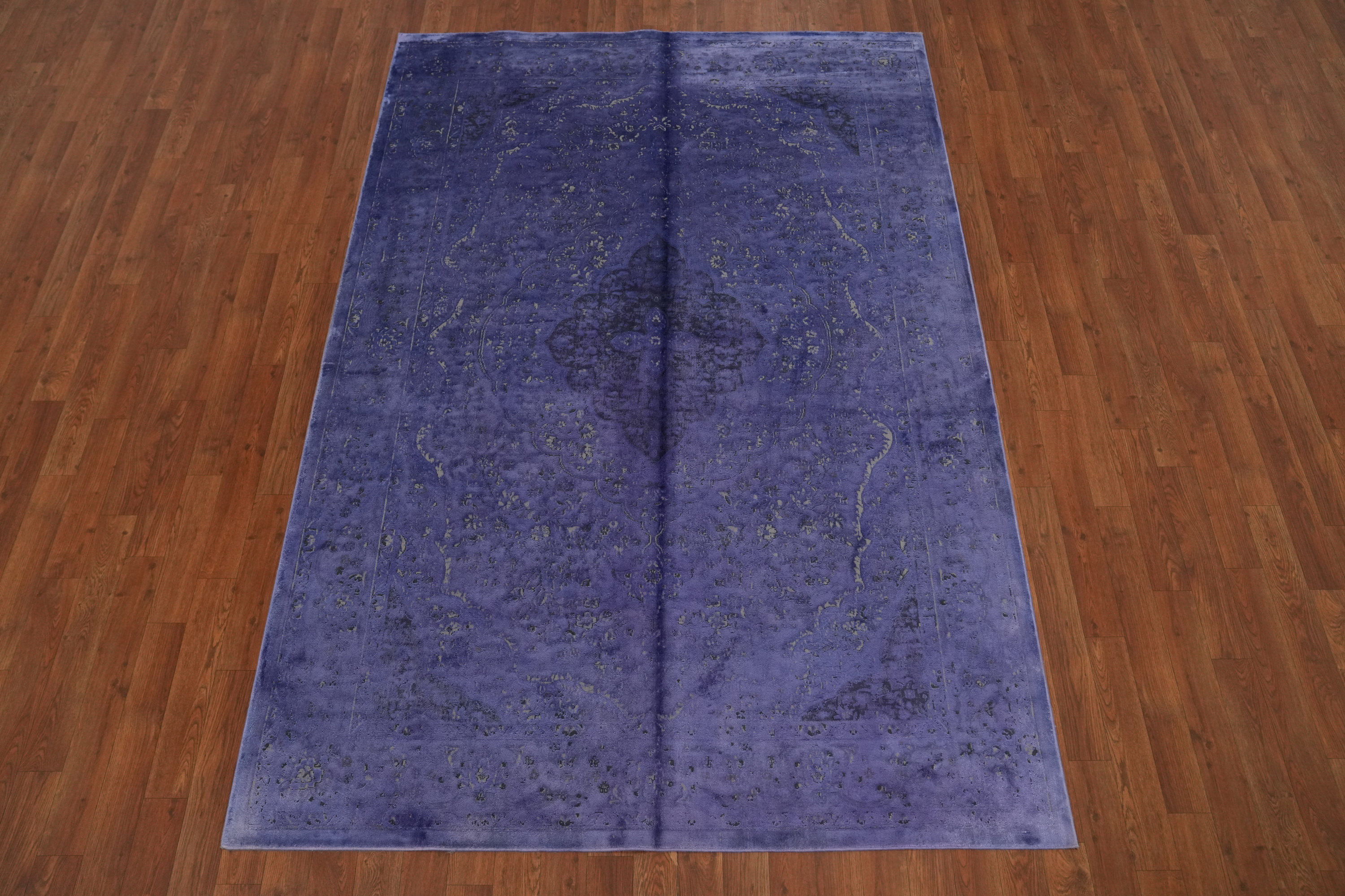 Wildon Home® A Soothing Oasis Purple Rug with Subtle Patterns 5x7 | Wayfair