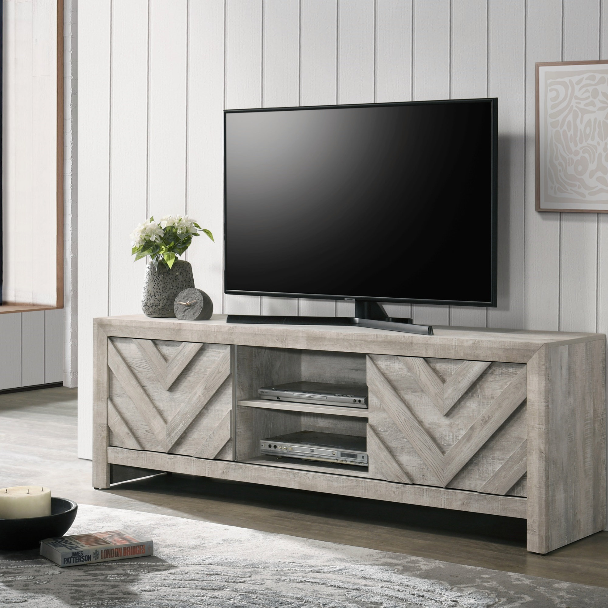 Red Barrel Studio® Valor - Tv Stand - (TV Stand) | Wayfair