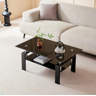 Wrought Studio™ Nansi Glass Coffee Table, Living Room Table and Center ...