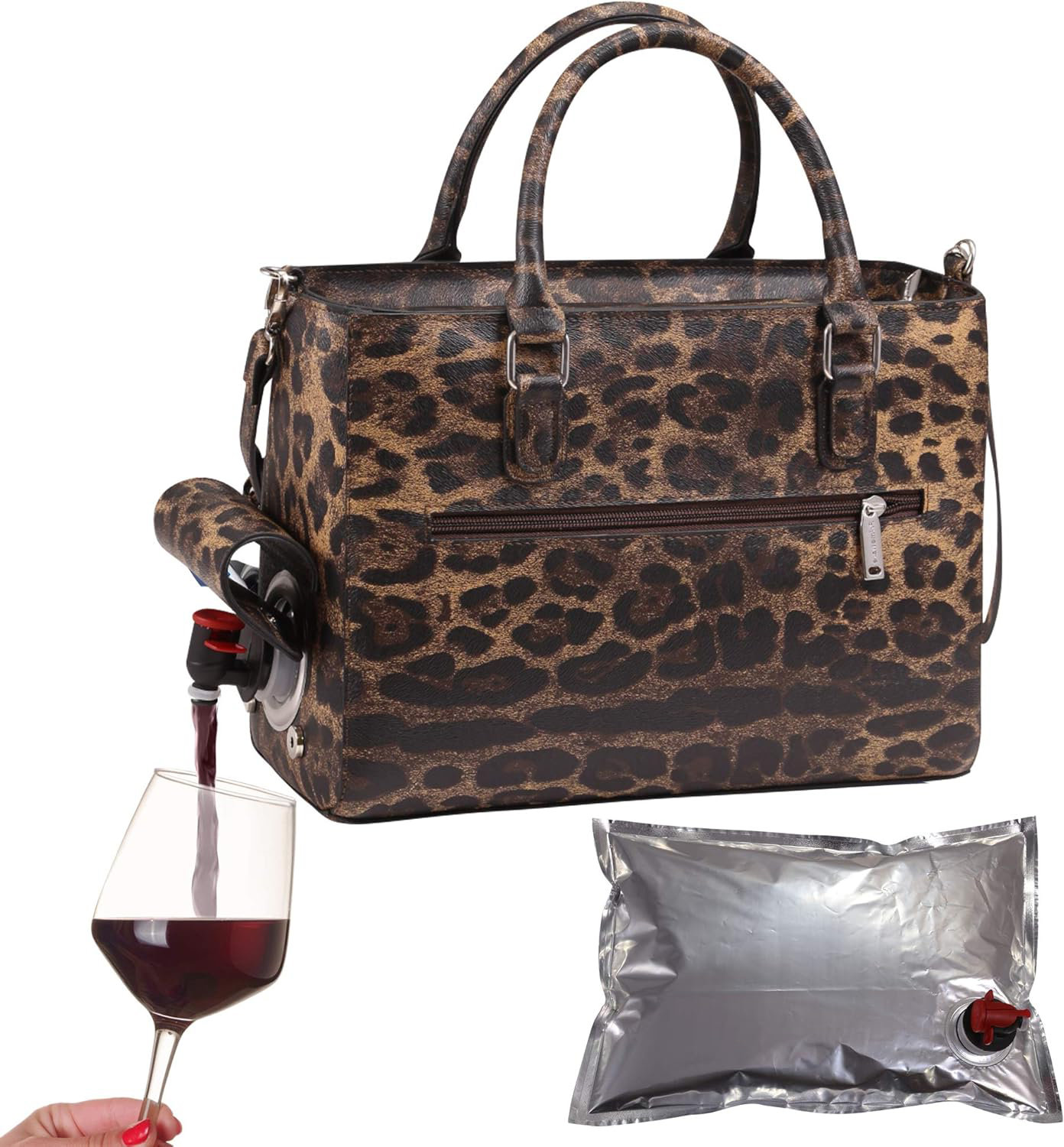 MODVAT 3L Portable Drinking Dispenser Funny Beer Dispenser with PU ...