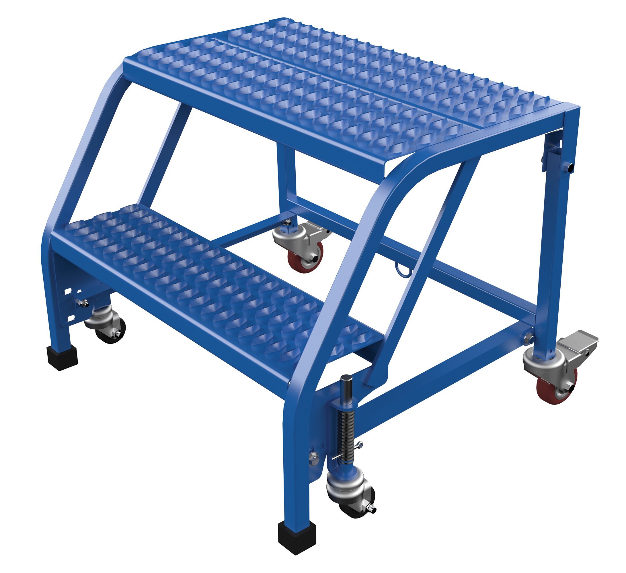 WFX Utility™ Aitkin 2 - Step Steel Rolling Step Stool | Wayfair