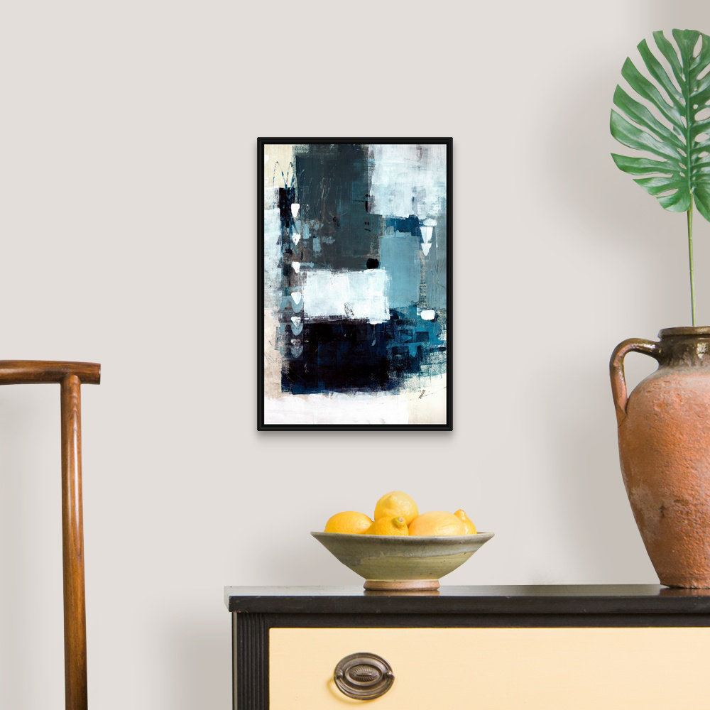 Ebern Designs Blue Green I Canvas Wall Art by Kari Taylor - Print on ...