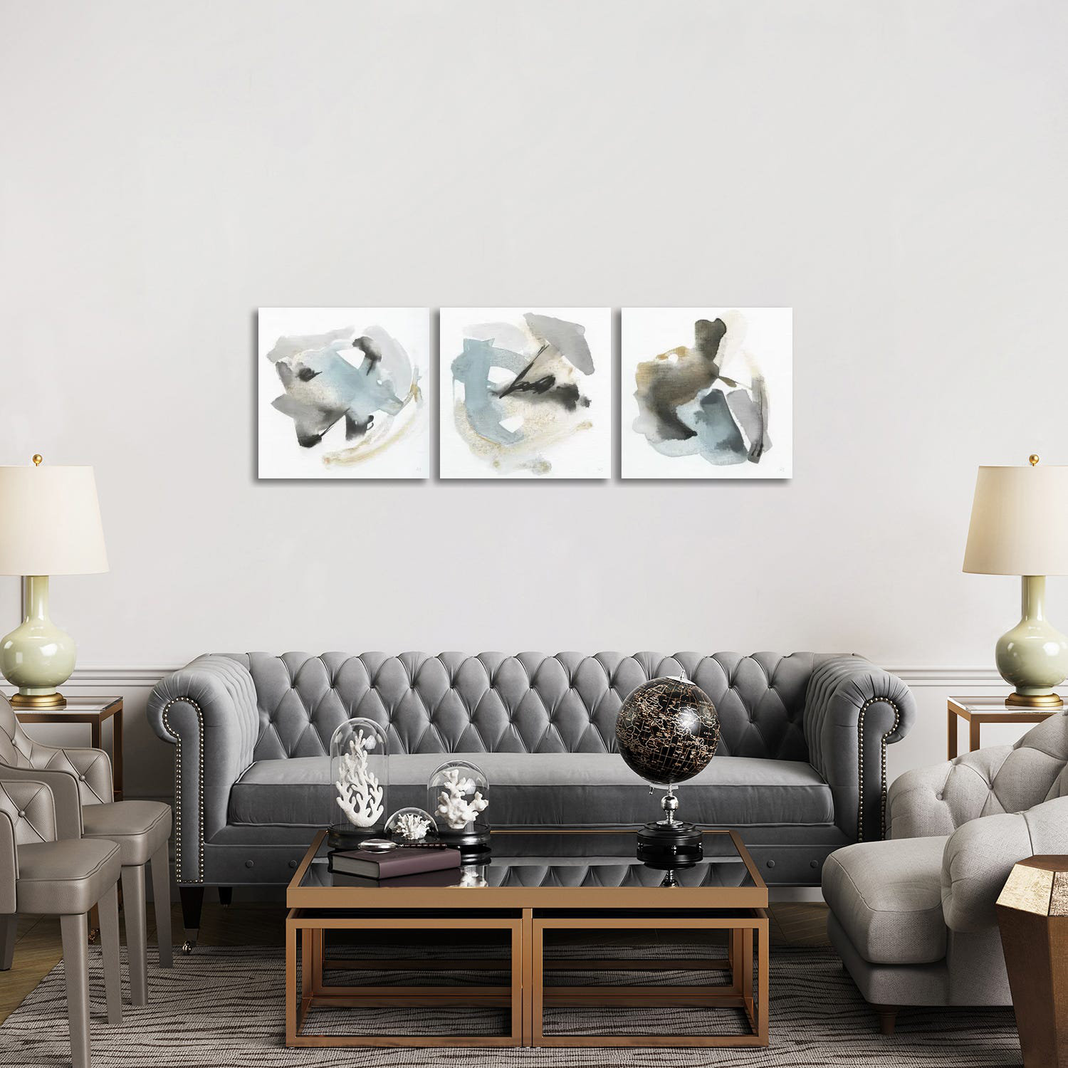 Ivy Bronx Sand & Sky Triptych - Canvas Wall Art Set - Wrapped Canvas ...