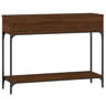 Vidaxl Console Table Brown Oak 100X30.5X75 Cm Engineered Wood | Wayfair ...
