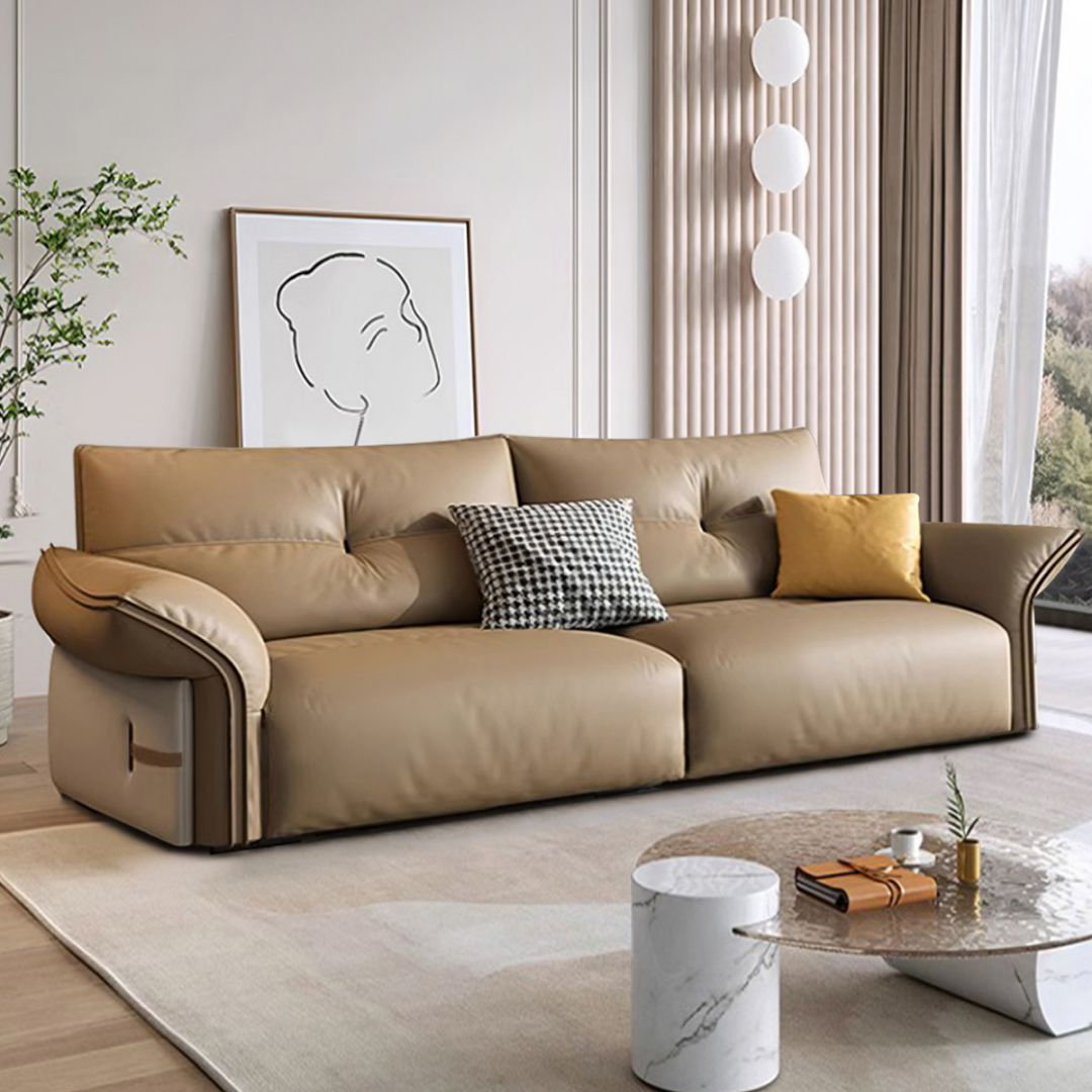 Upstyled Clothing Genuine Leather Modular Sofa cushion couch | Wayfair