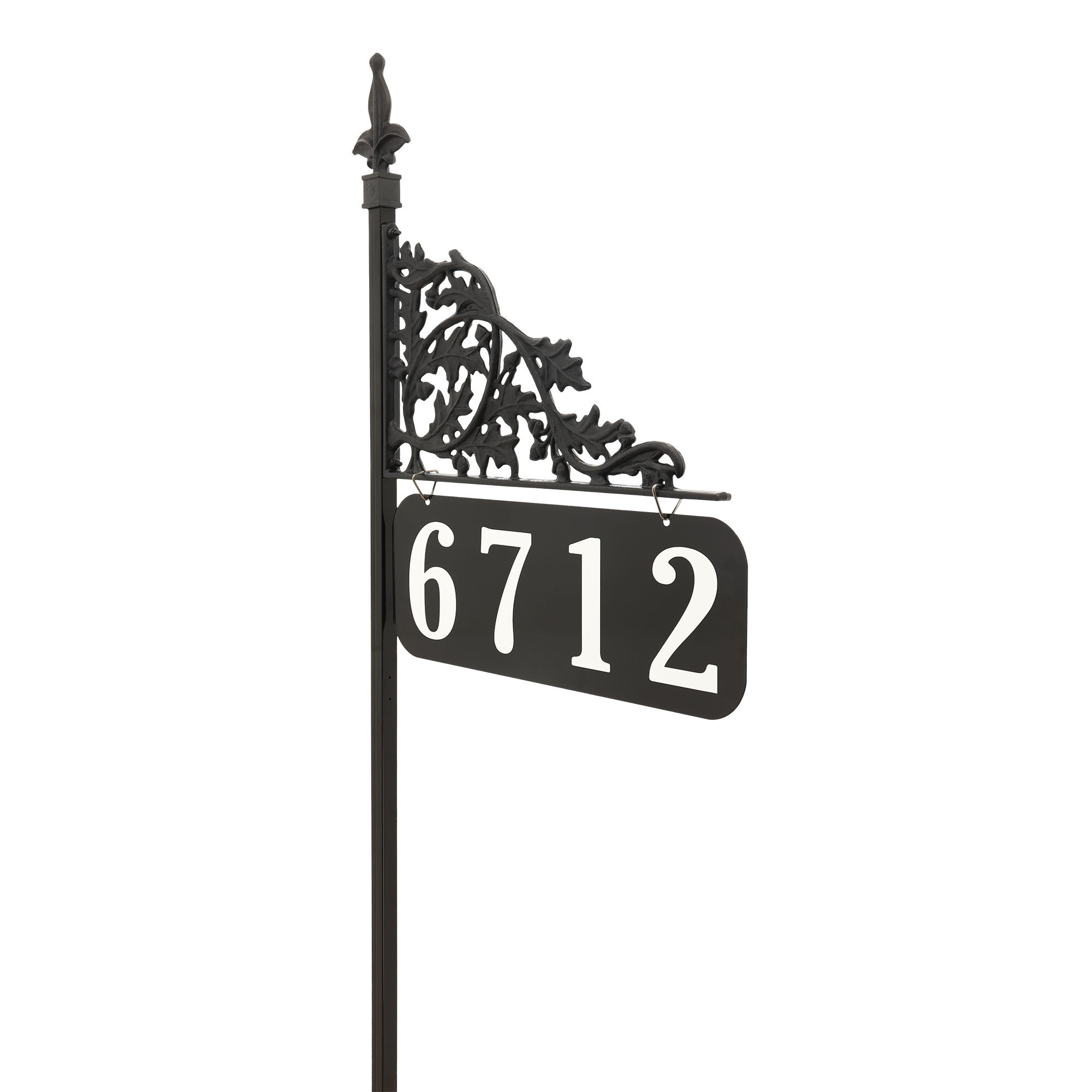 Address America Oak Design Double Sided Reflective Yard Address Sign ...