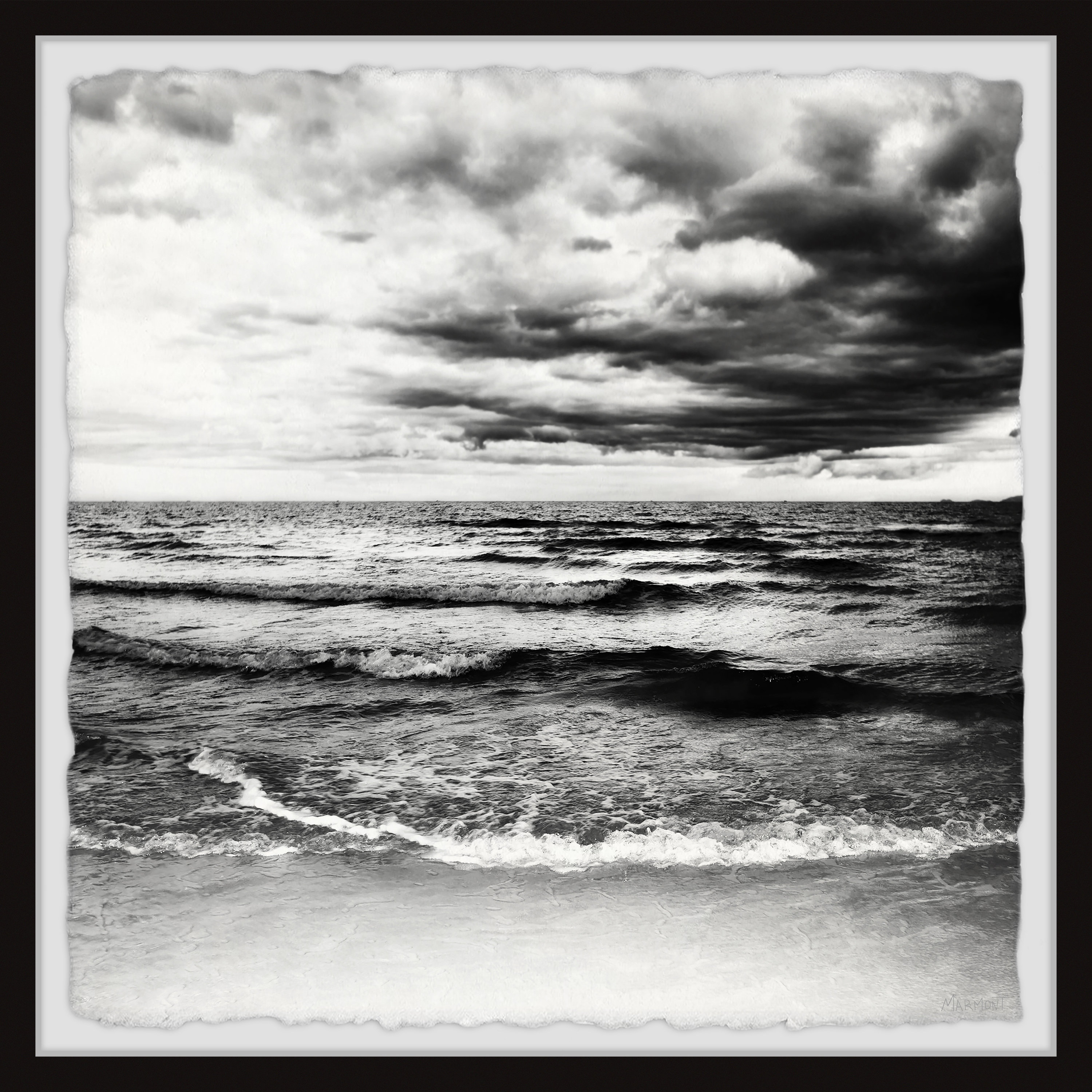 Highland Dunes Black Clouds - Picture Frame Photograph | Wayfair.ie