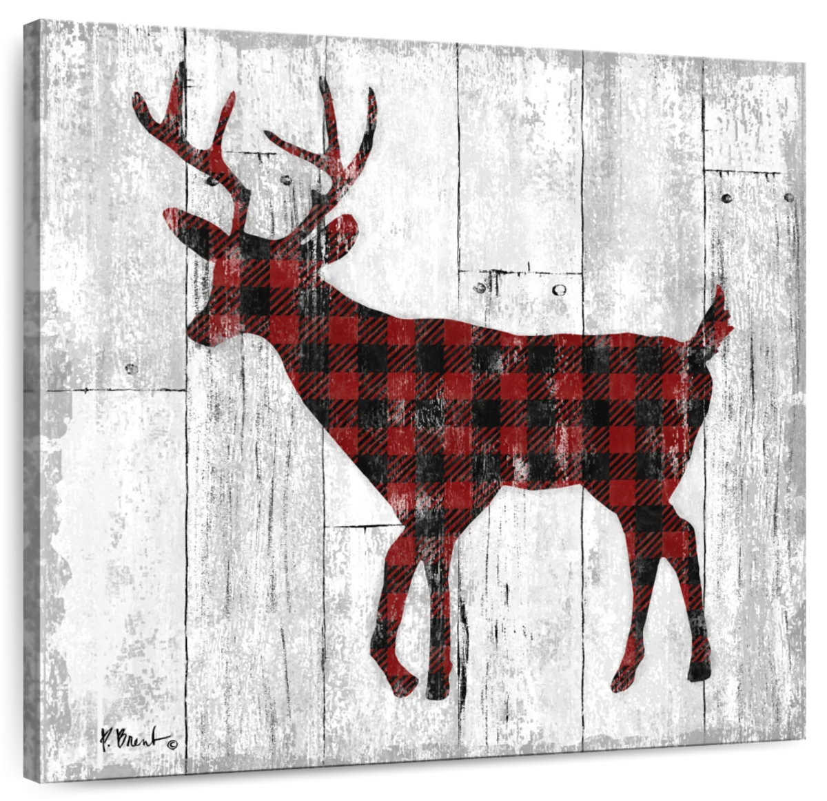 Ebern Designs Crowle Wildwood Lodge Buffalo Check II | Wayfair