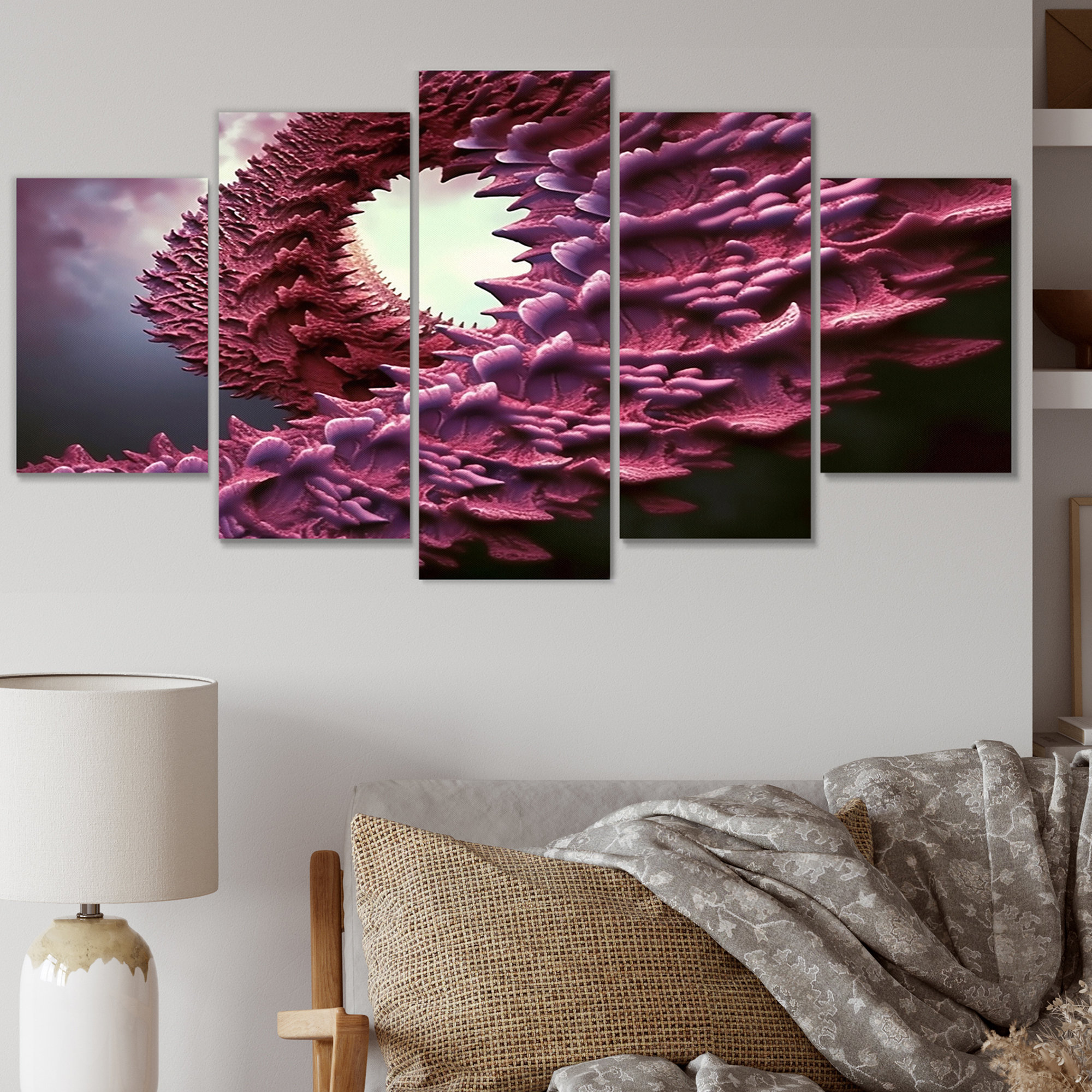 Ivy Bronx Quantum Fractal Infinity Futuristic 3D I - Abstract Shapes ...