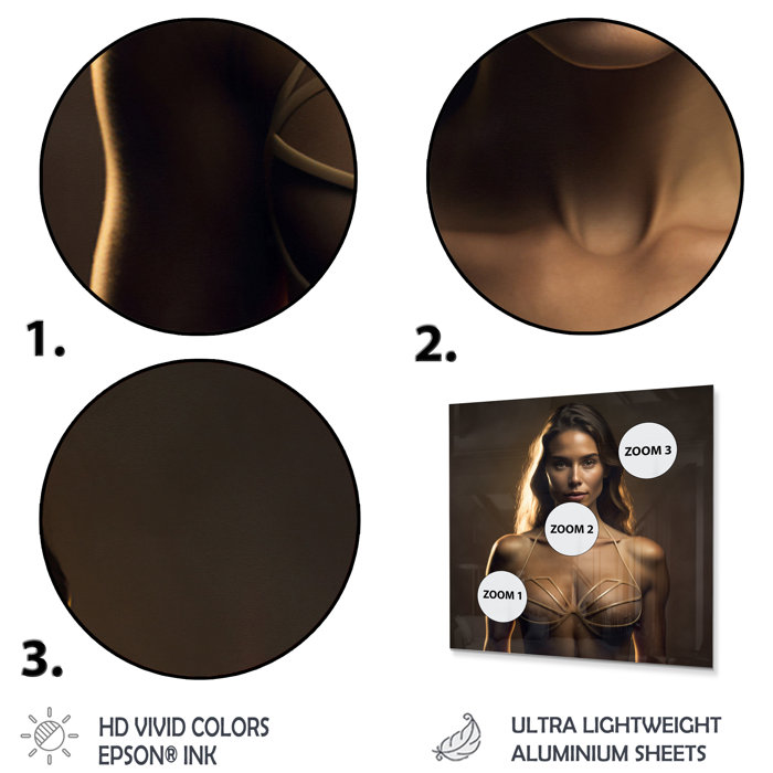 Mercer41 Intimate Closeness II - Woman Sensual Metal Wall Decor | Wayfair