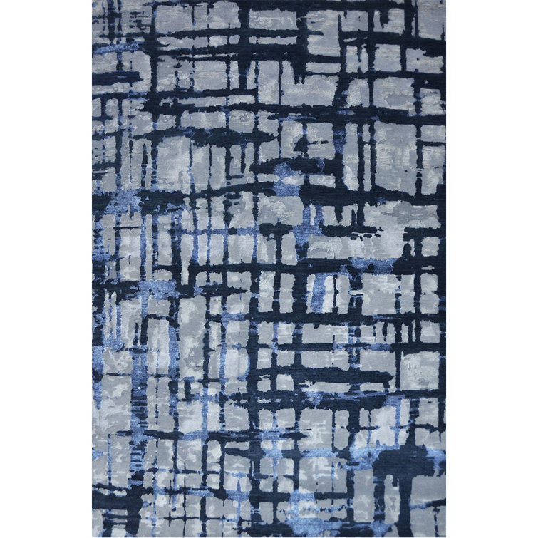 Bokara Rug Co., Inc. Hand-Knotted High-Quality Cobalt Blue Area Rug ...