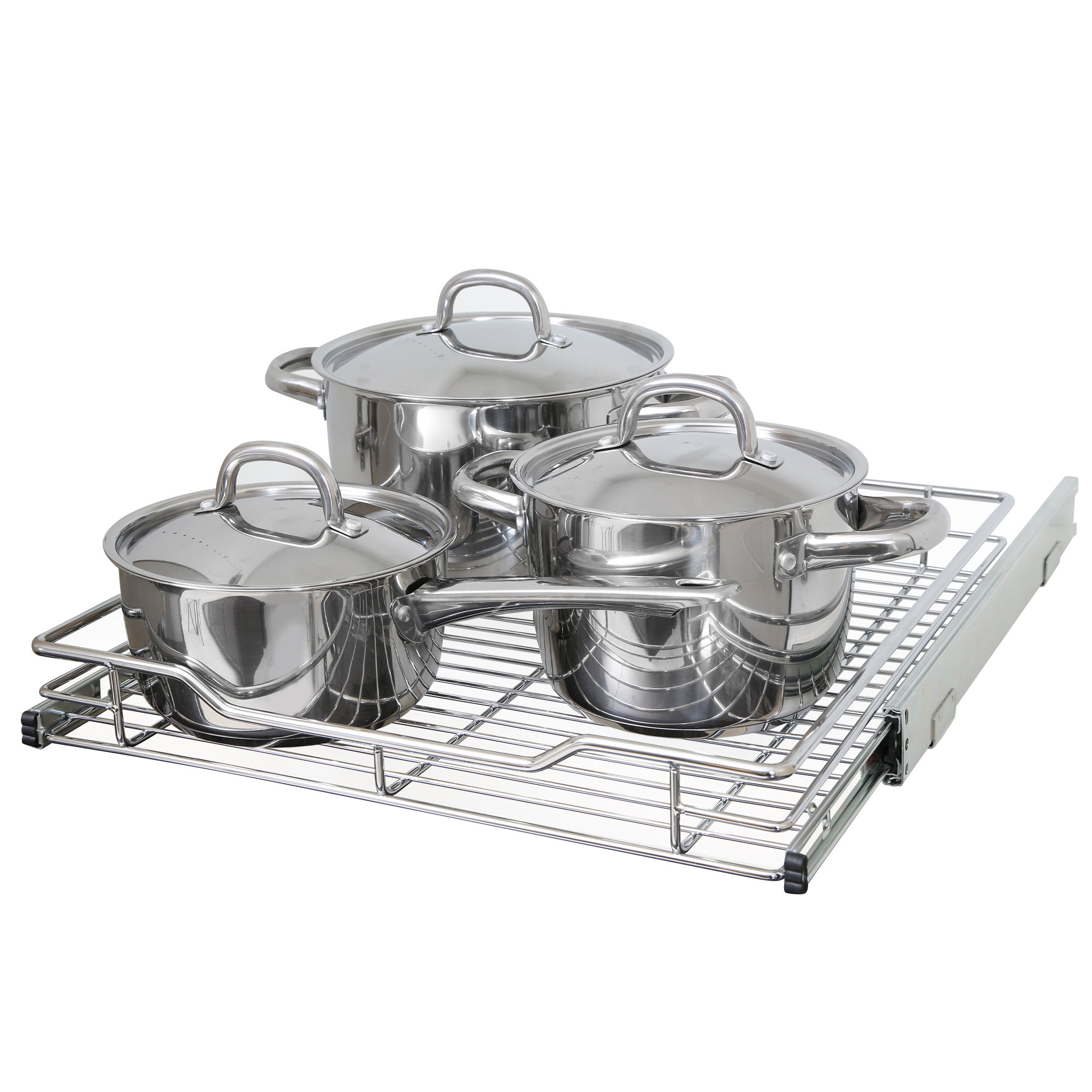 SmartDesign Smart Design 1-Tier Shelf Pull-Out Cabinet Organizer ...