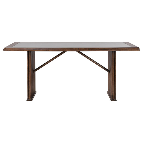 Millwood Pines Sherwood 72-Inch Rectangular Dining Table Brown | Wayfair