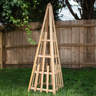 Arlmont & Co. Nikitah Cedar Pyramid Trellis. 72"H | Wayfair