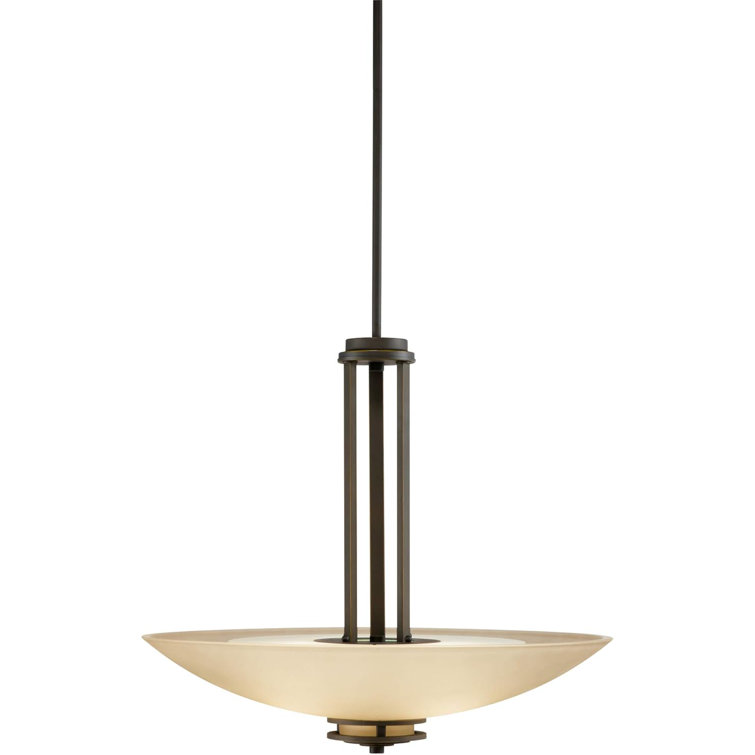 "Kichler Hendrik 22" 3-Light Inverted Pendant: Elegant Olde Bronze ...