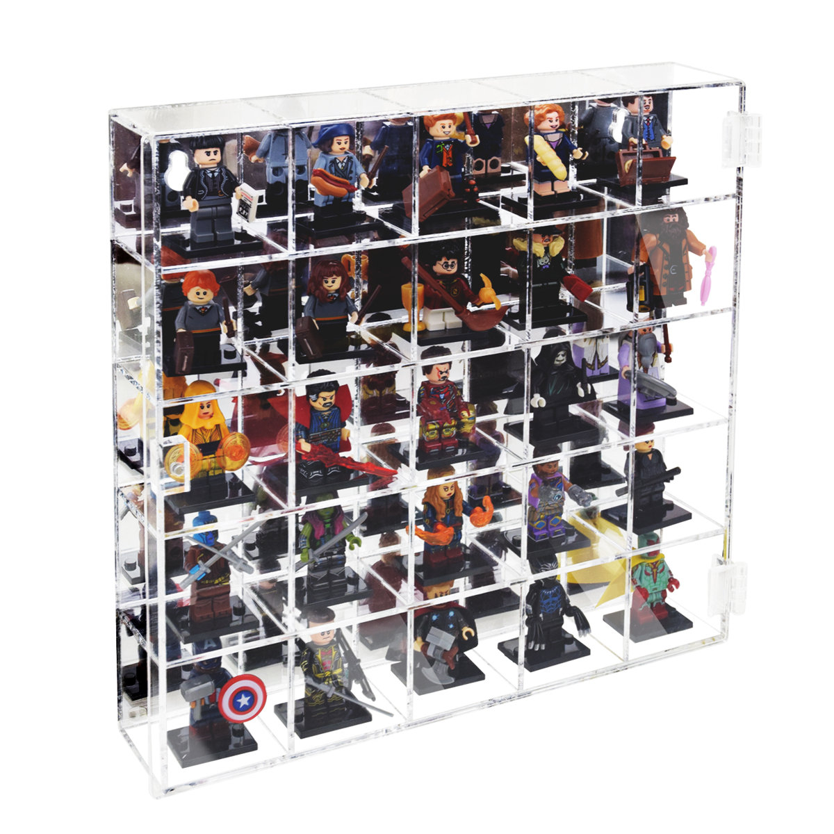 Ikee Design Mountable 25 Compartments Display Case Cabinet & Reviews ...