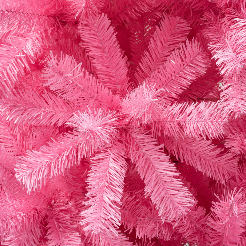 The Holiday Aisle® 7.5 ft. Color Pop Tree, Pink & Reviews | Wayfair
