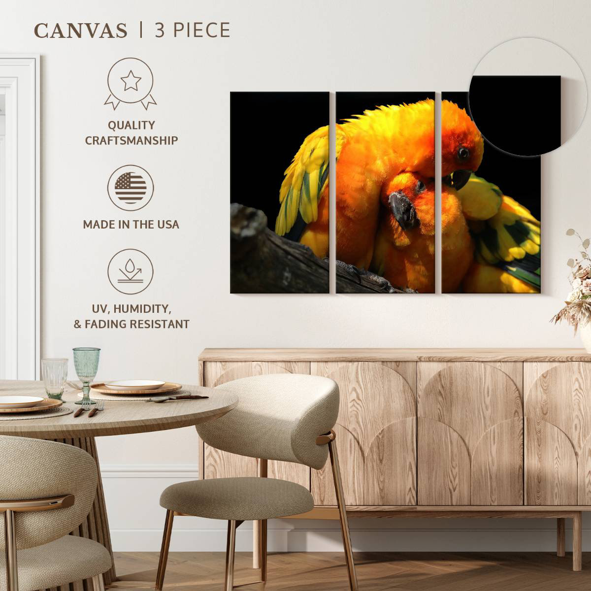 Latitude Run® Perched Parrot Pair | Wayfair