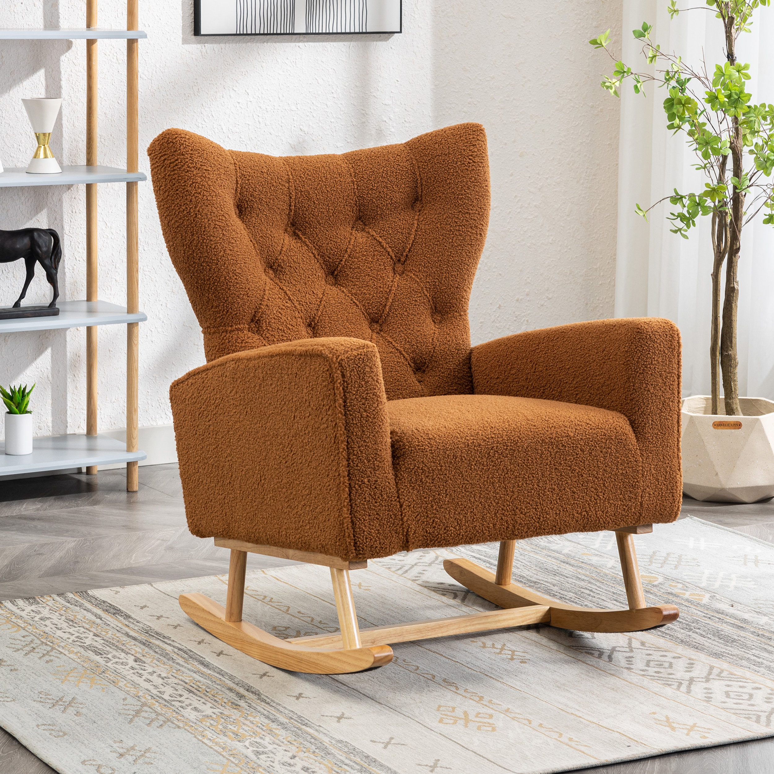 Gemma Violet Jevon Nursery Rocking Chair & Reviews | Wayfair