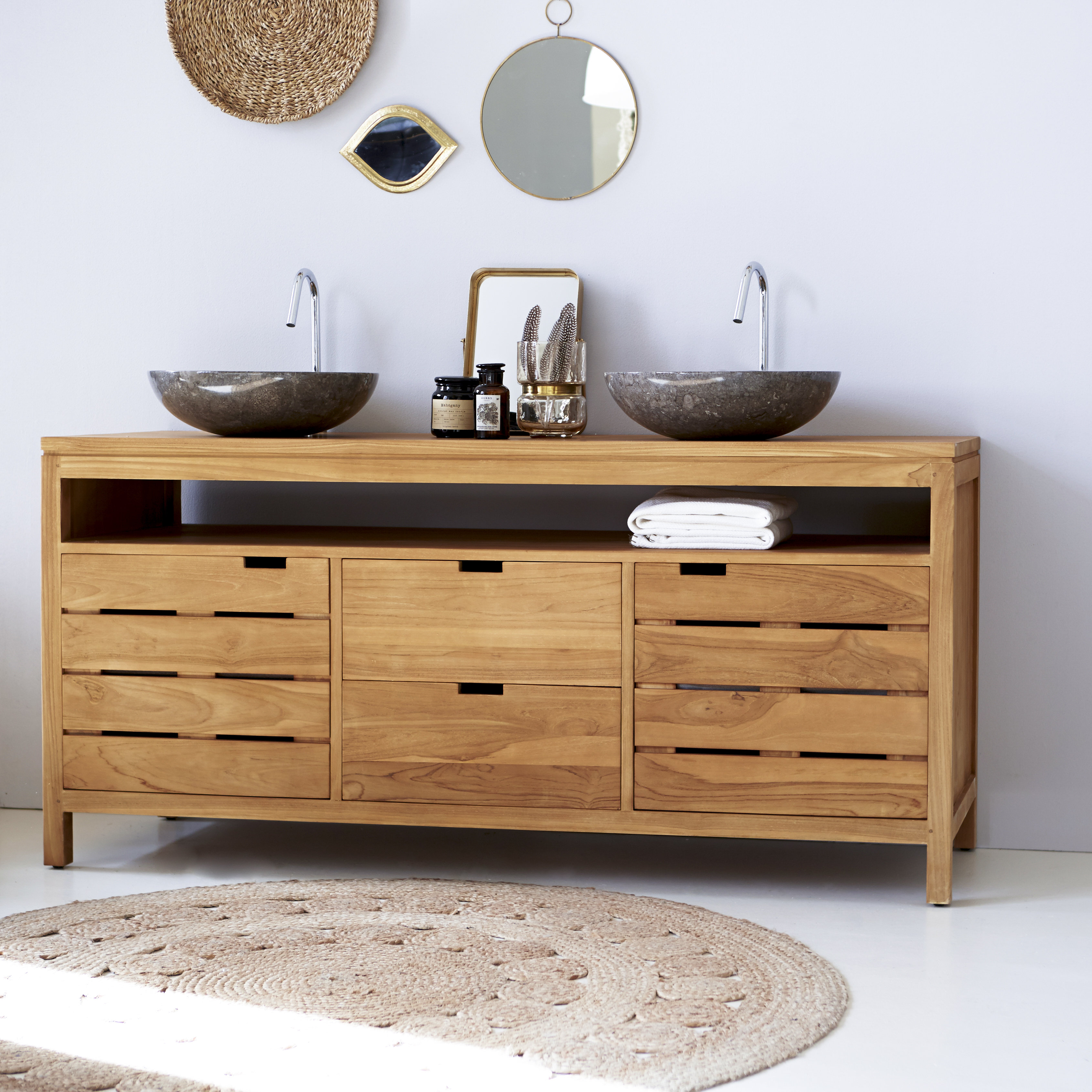 Tikamoon Basin Serena 165cm Under Sink Storage Unit | Wayfair.co.uk