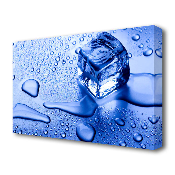 East Urban Home Ice Cube - Wrapped Canvas Print | Wayfair.co.uk