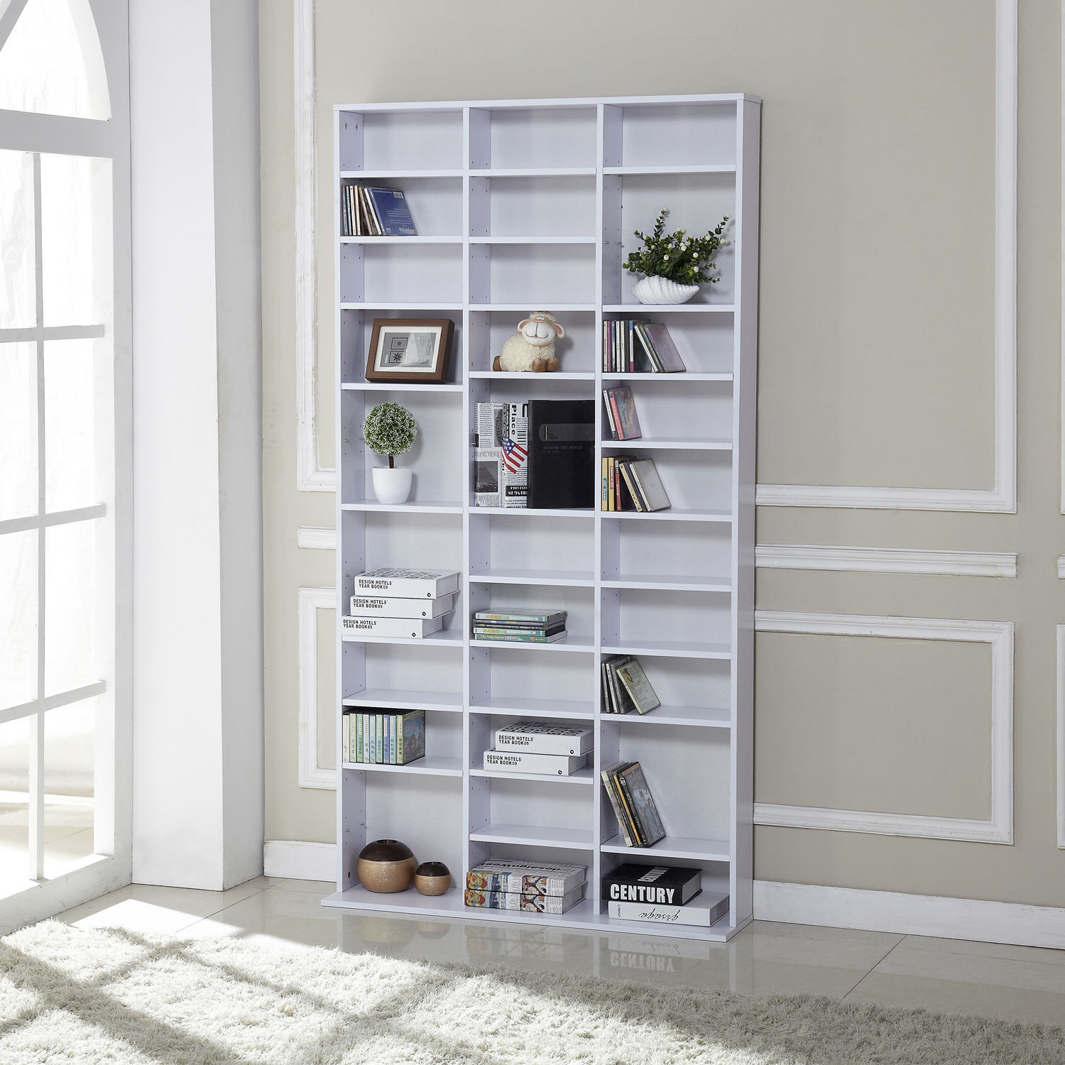 Ebern Designs Arvik 195Cm H x 102Cm W Bookcase & Reviews | Wayfair.ie