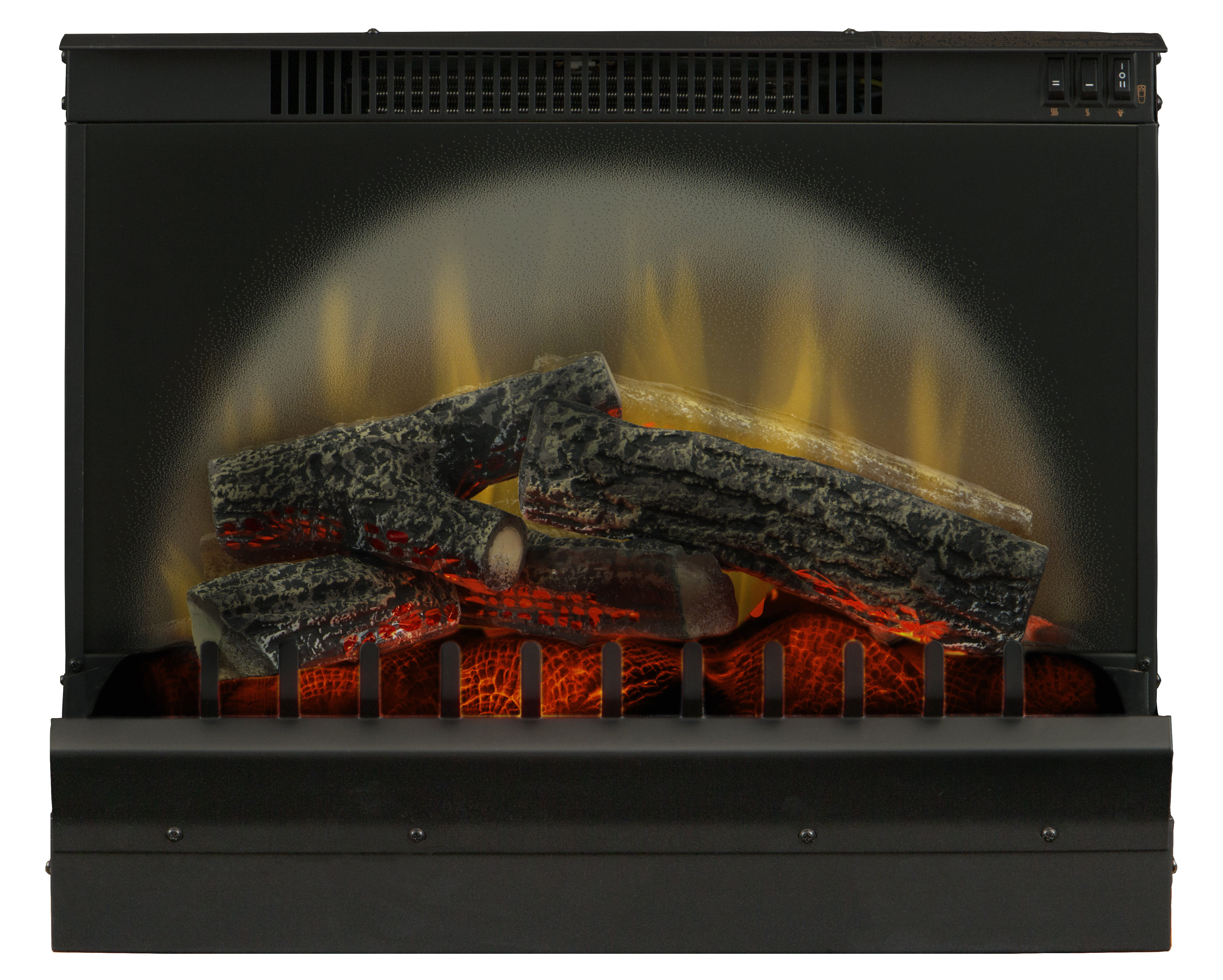 Dimplex Electraflame 23-in Plug-in Standard Electric Fireplace Log Set - Realistic Flame - 400 ...