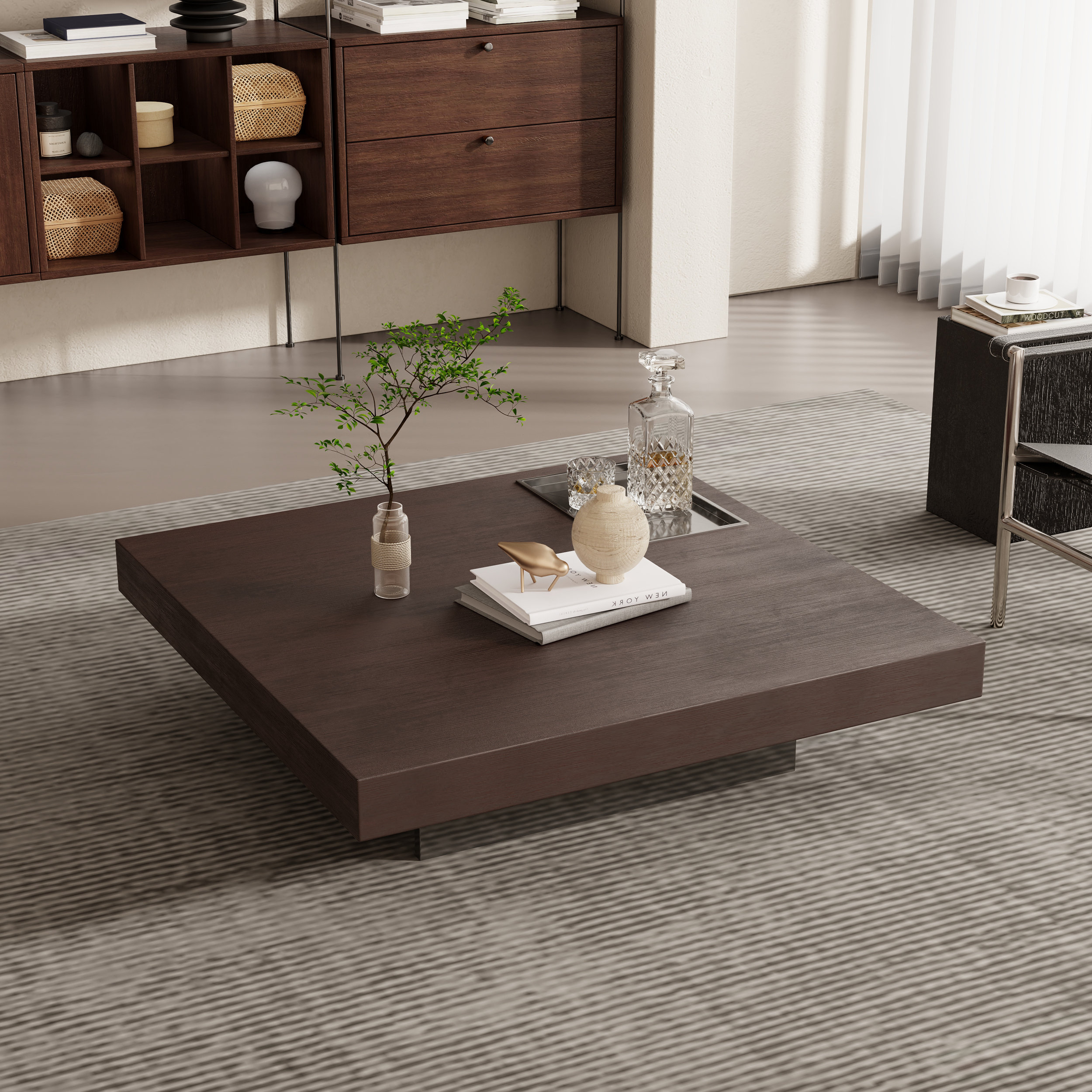 Latitude Run® Danery Solid Wood Top Single Coffee Table | Wayfair