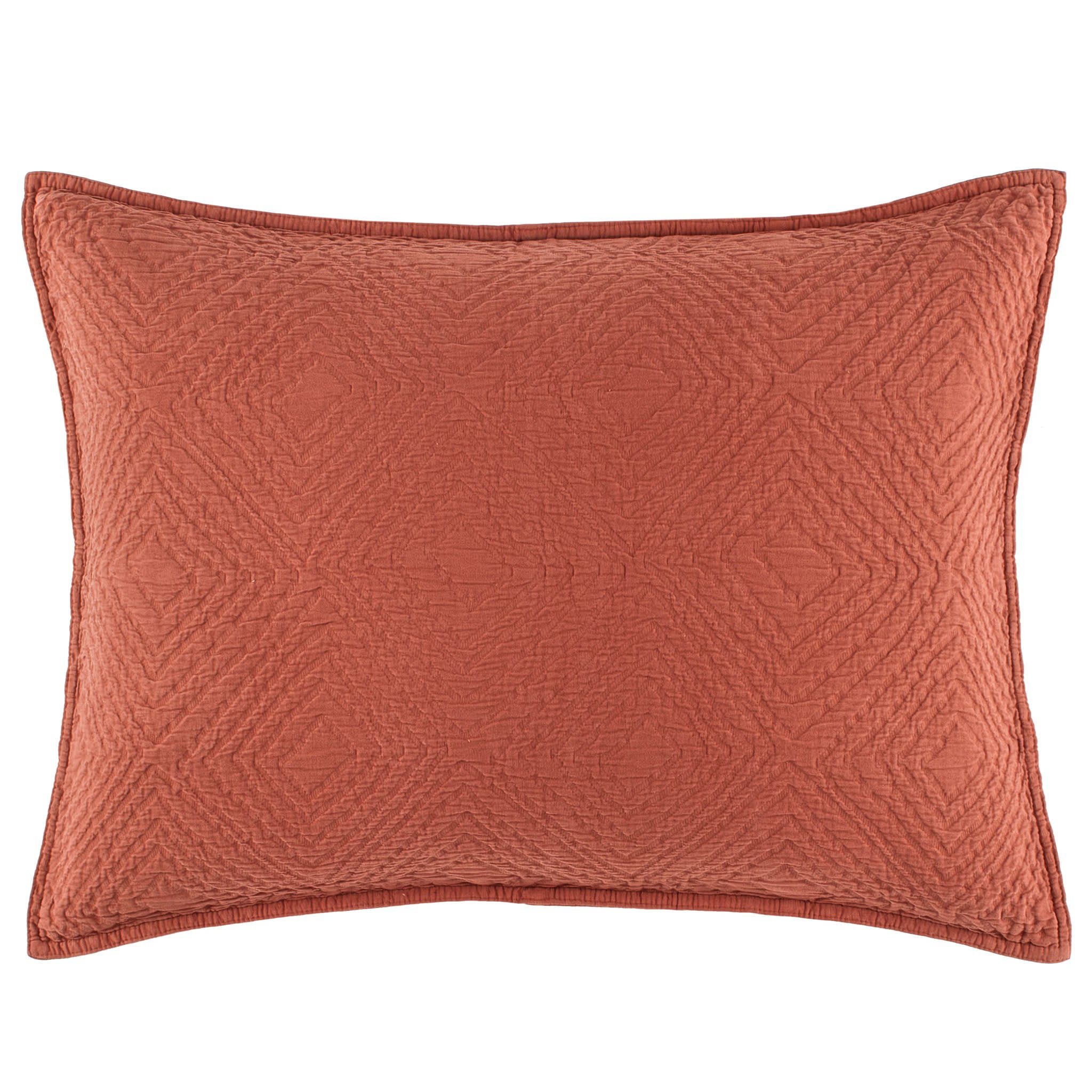 Pine Cone Hill Kerala 100% Cotton Envelope Solid Spice Sham & Reviews ...