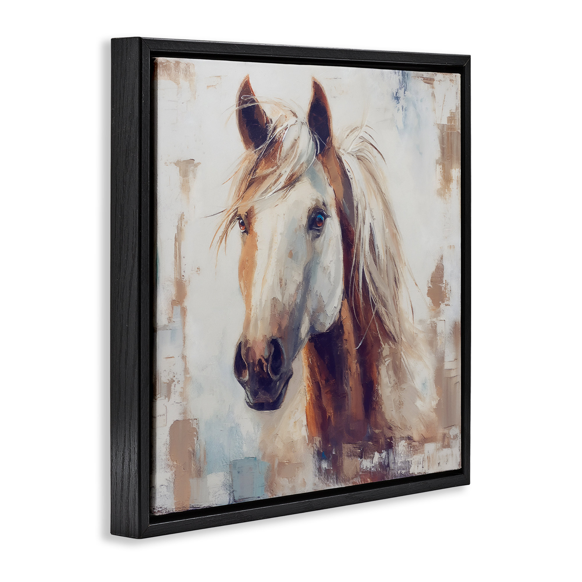 Union Rustic Rustic Horse Impression Floater Canvas Wall Art by Steve ...