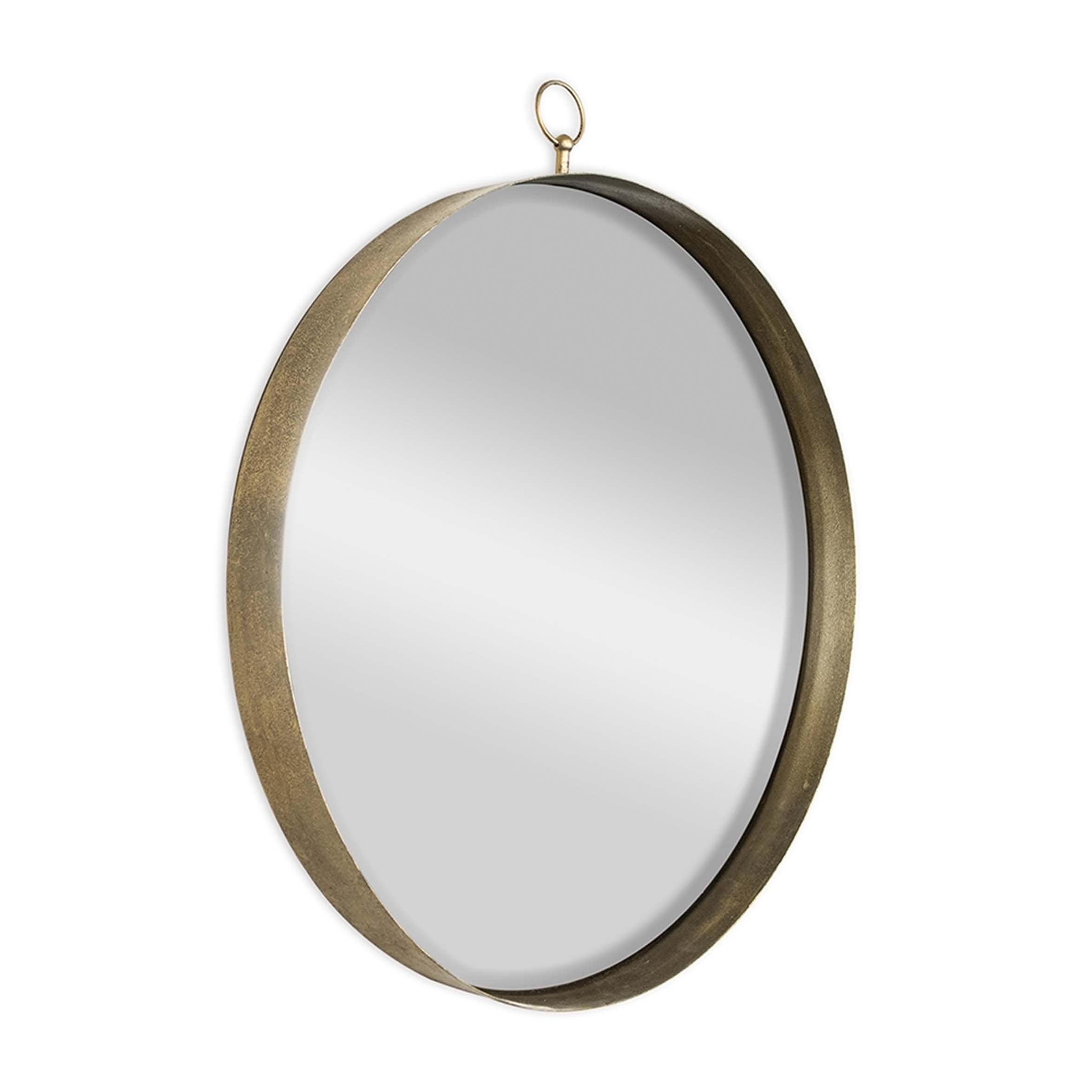 Latitude Run® Metal Frame Vertical Round Mirror | Wayfair