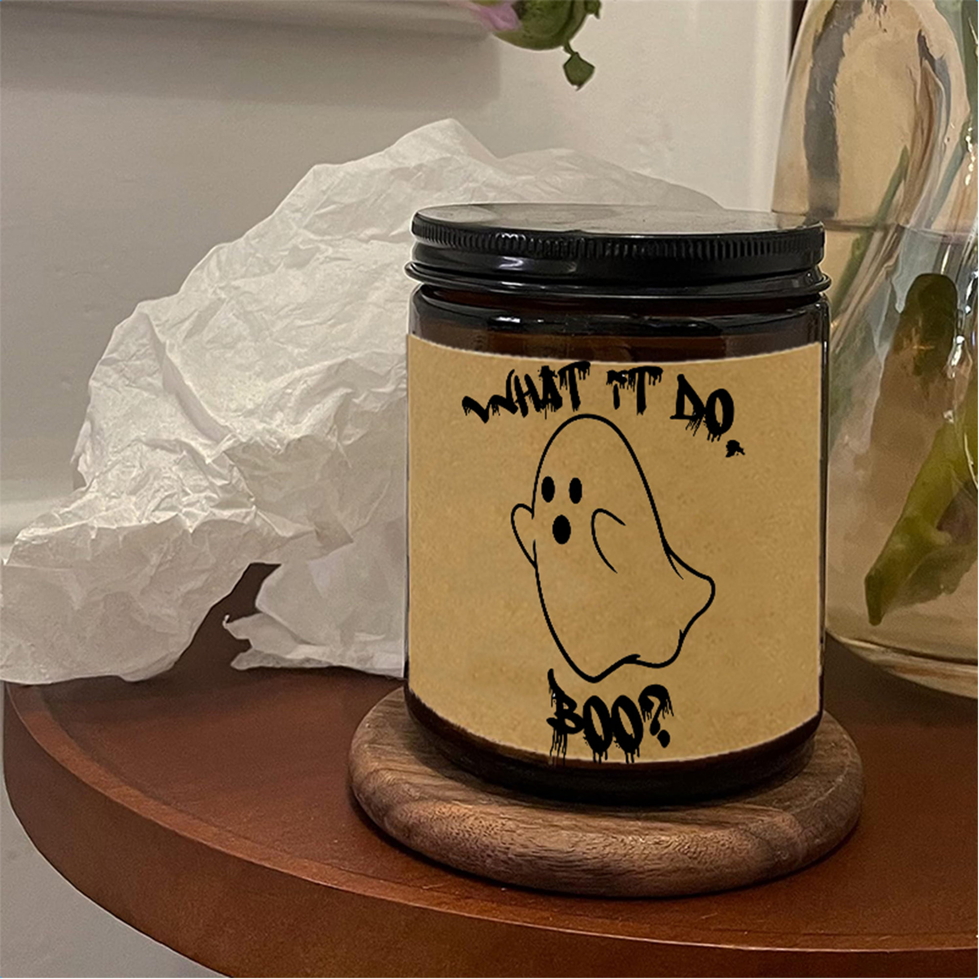 The Holiday Aisle® Halloween Gifts Lavender Scented Soy Candle On ...