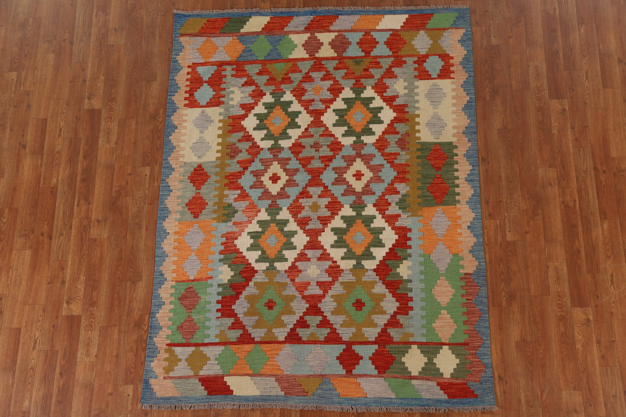 Bloomsbury Market Geometric Kilim Oriental Area Rug 5x6 | Wayfair