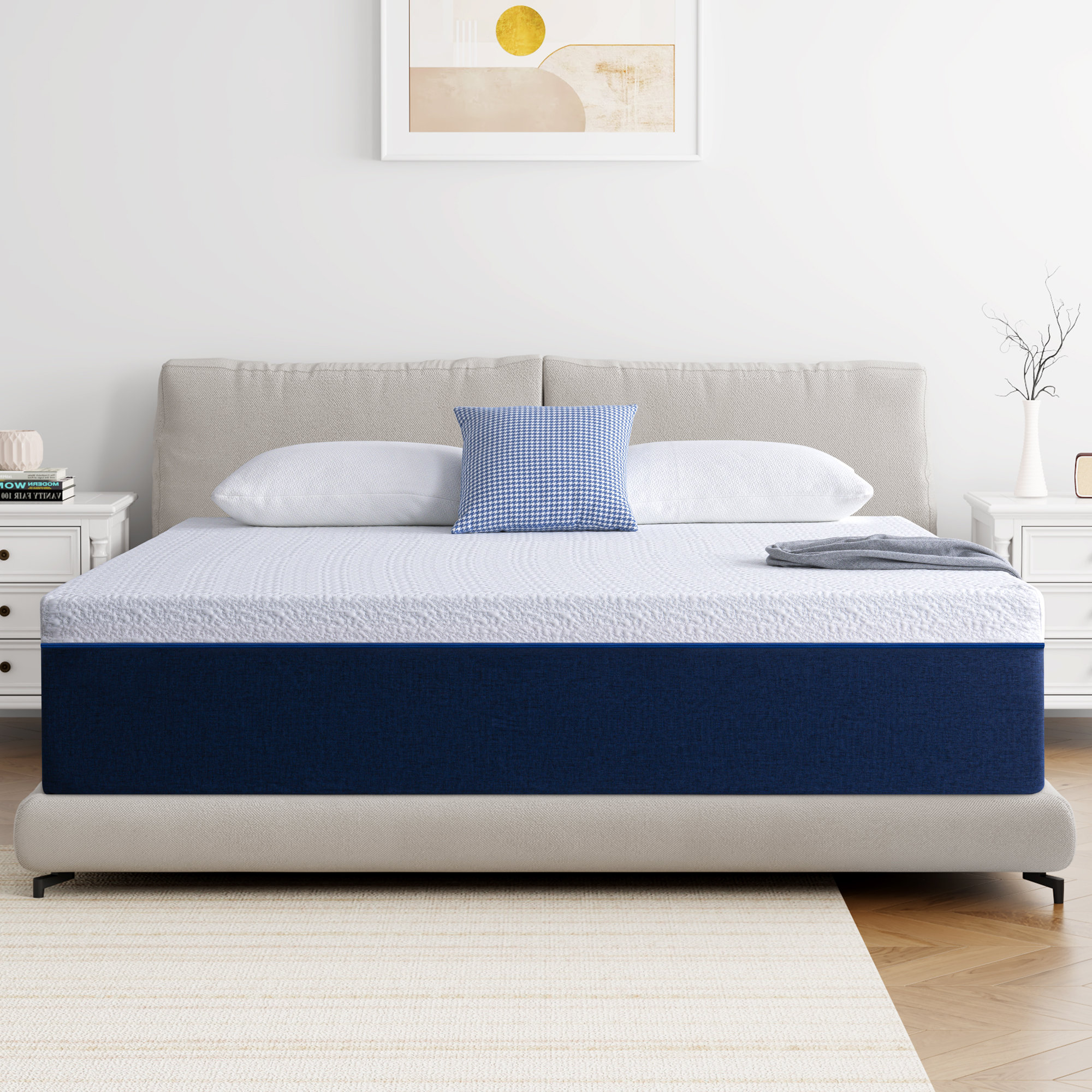 Alwyn Home Bondurant Medium Memory Foam Mattress, No Box Spring, Select ...