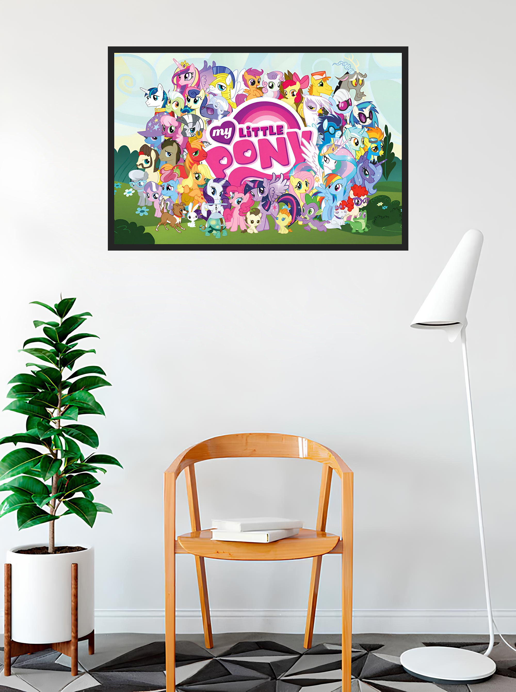 Red Barrel Studio® My Little Pony - Cast - 24 x 36 Inch Sturdy ...