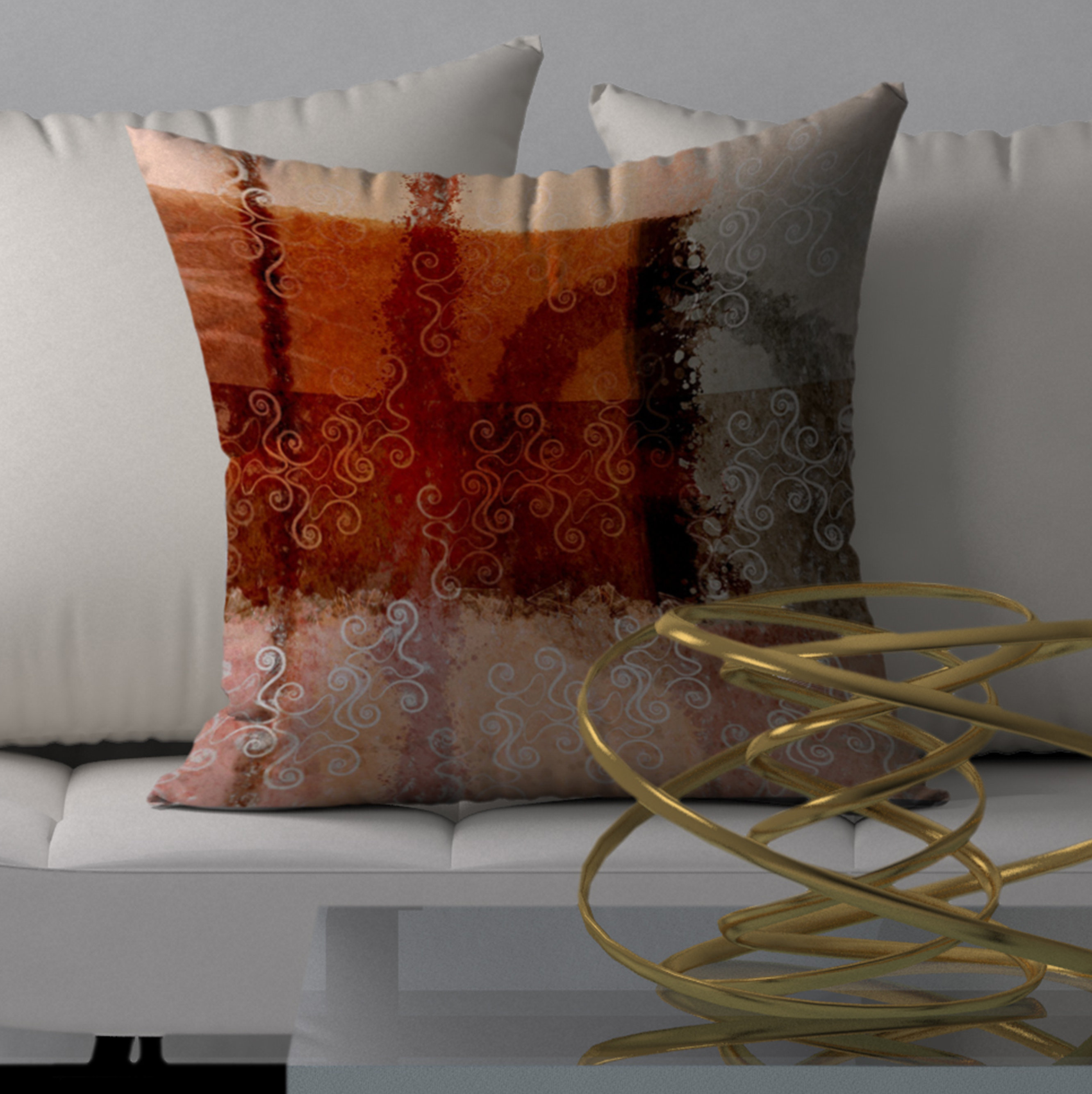 LeRoi Products Prime Multi Modern Contemporary Decorative Throw Pillow ...